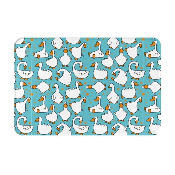 KLL Cartoon Funny Goose Print Front Door Mat Indoor Outdoor Entrance ...