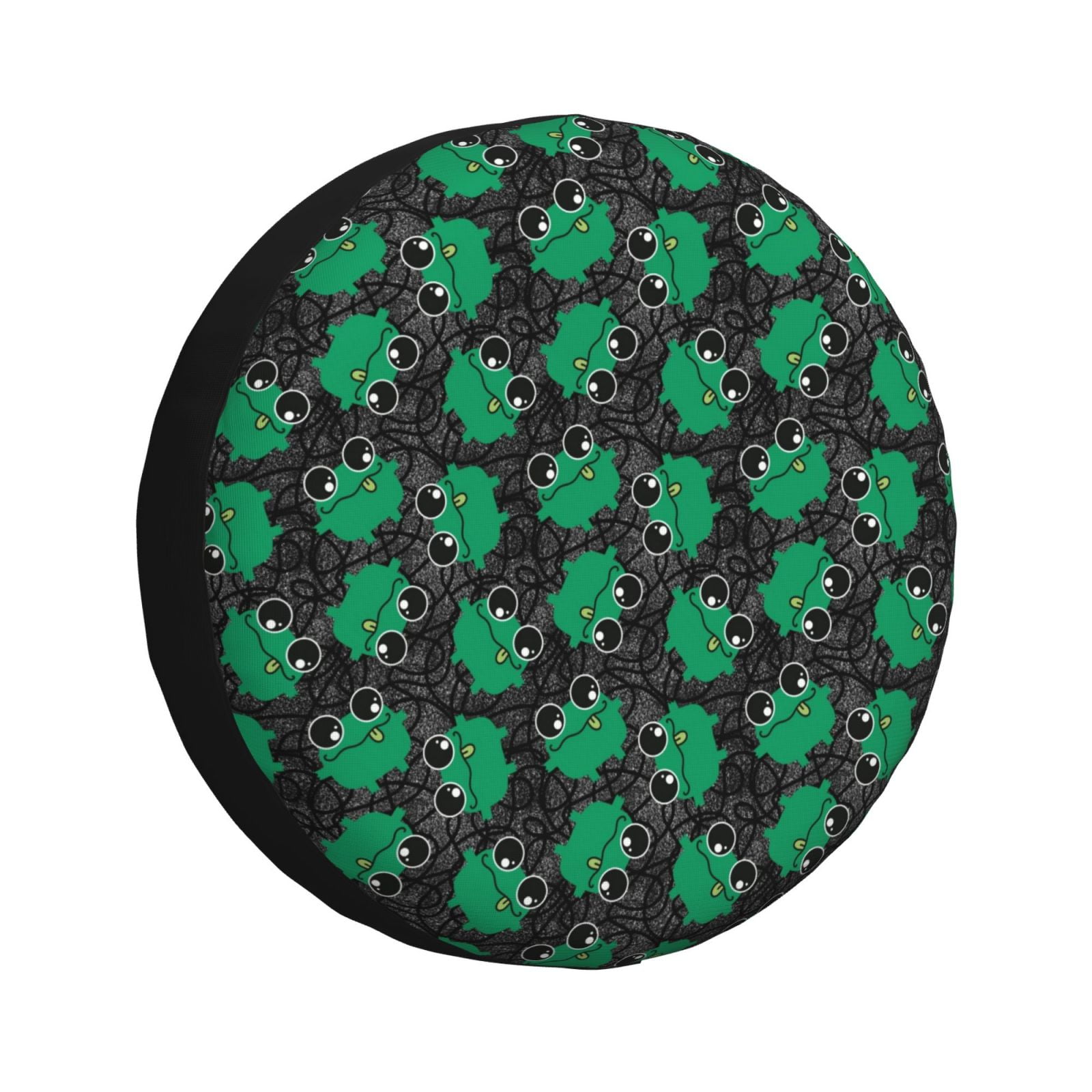 KLL Cartoon Kawaii Frogs Pattern 14-17 inch Spare Tire Cover Universal ...