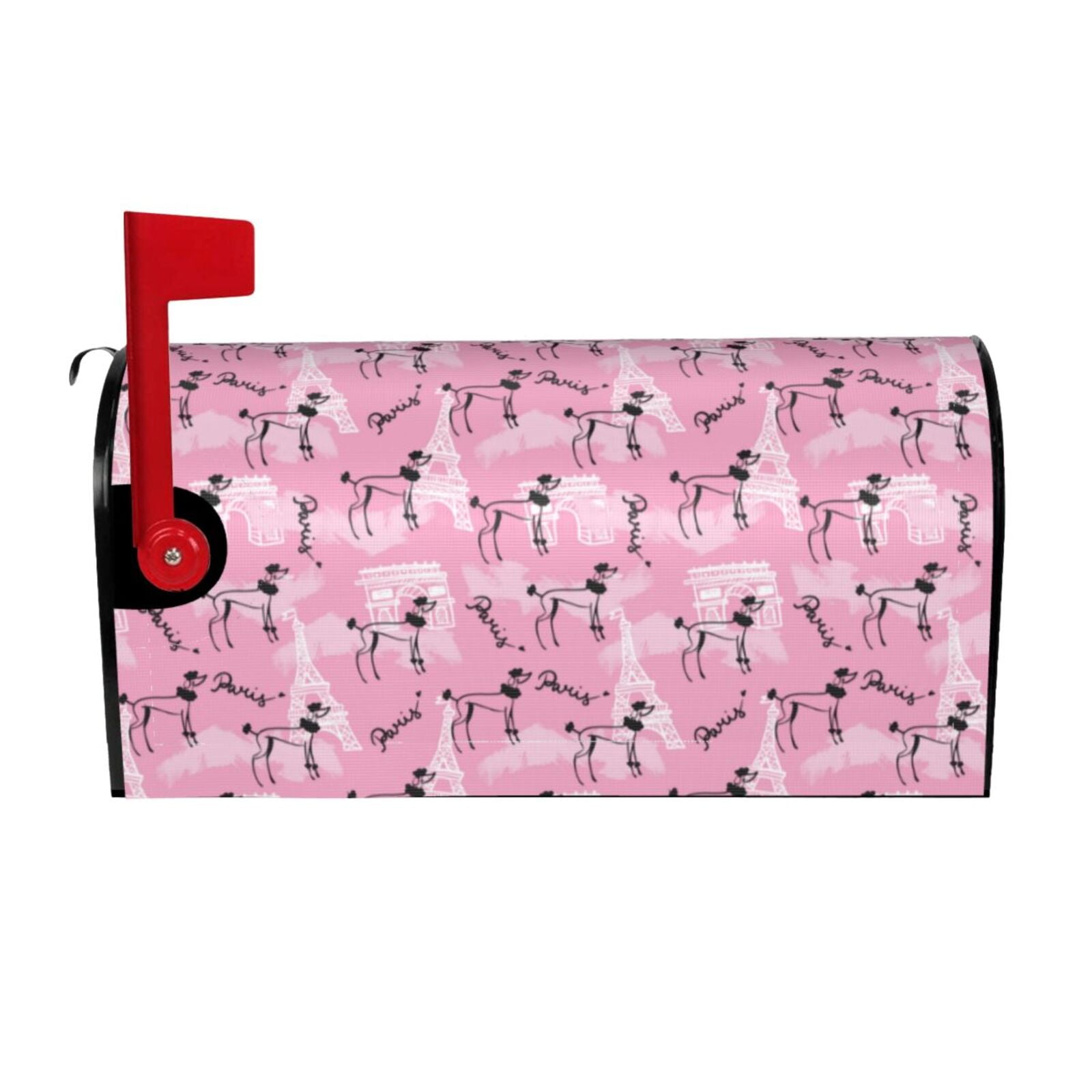 KLL Cartoon Poodle Dog Pattern Mailbox Covers,Magnetic Mailbox ...