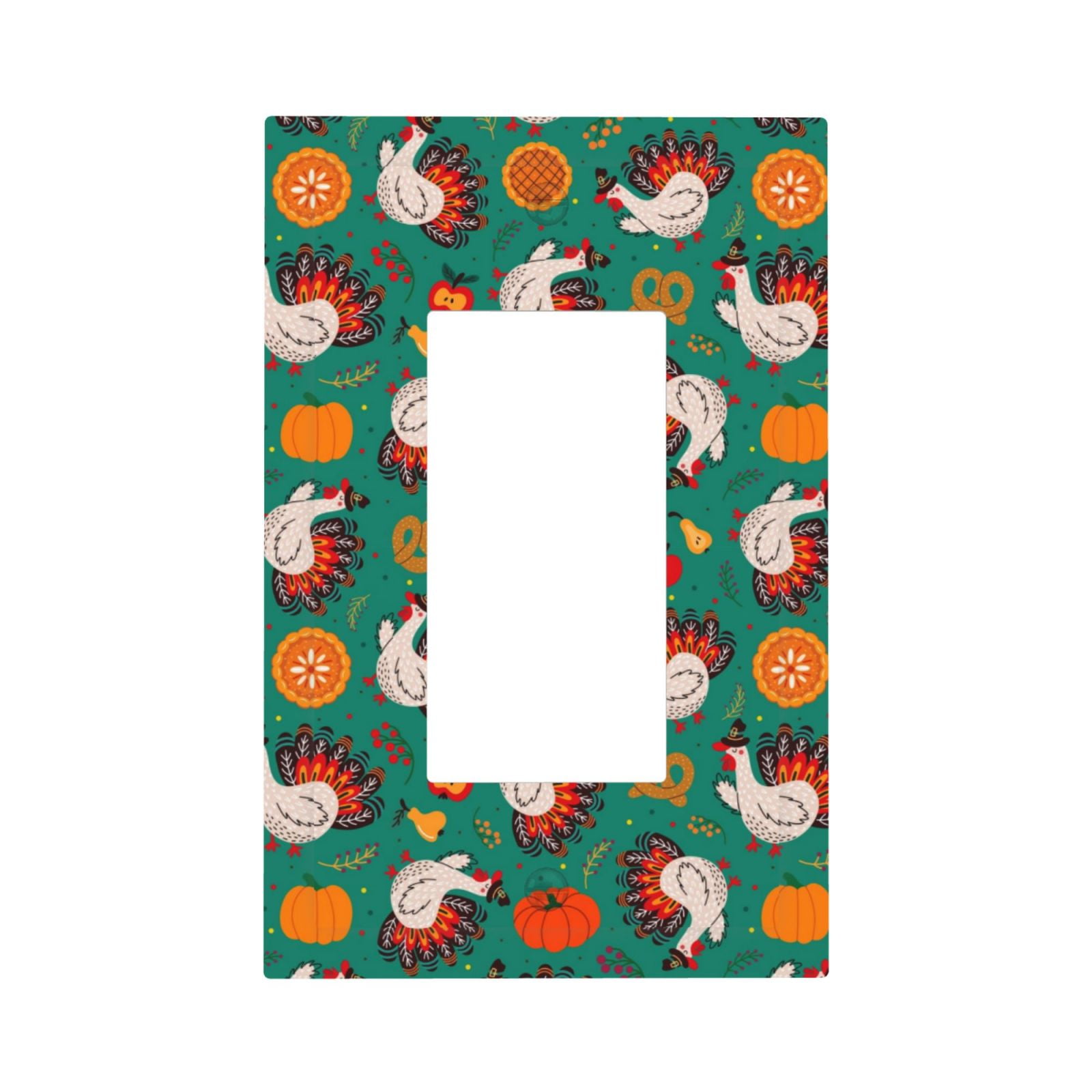 KLL Cartoon Turkey Pattern Electrical Outlet Covers, 3" x 5" 1 Pack ...
