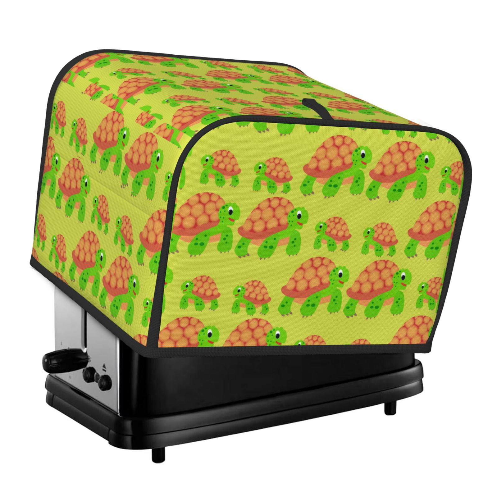 KLL Cartoon Turtles 1 Print 4 Slice Toaster Dust Covers Kitchen Small ...