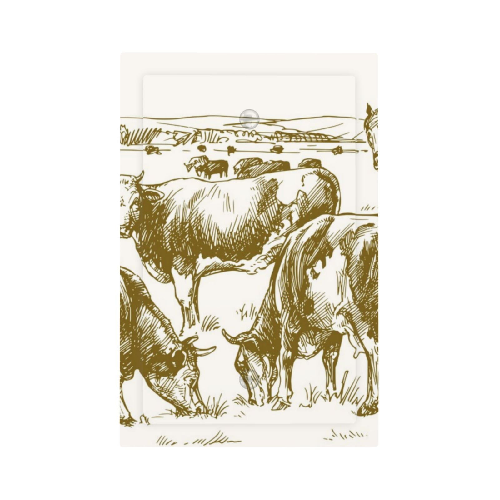 KLL Cattle Drive By Two Cowboys 1 Pattern Electrical Outlet Covers, 3 ...