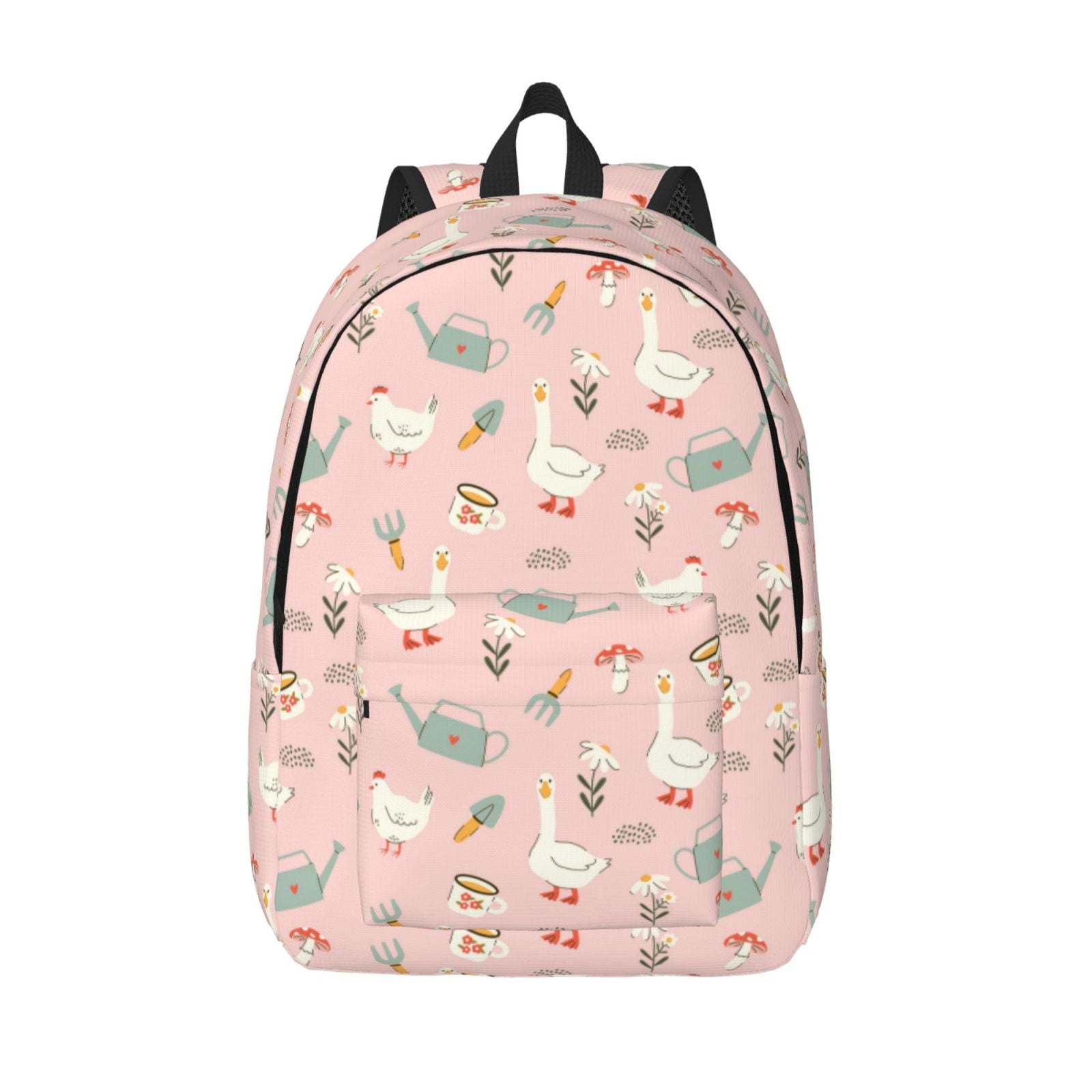 KLL Chicken And Goose Print Travel Laptop Backpack - College Backpack ...