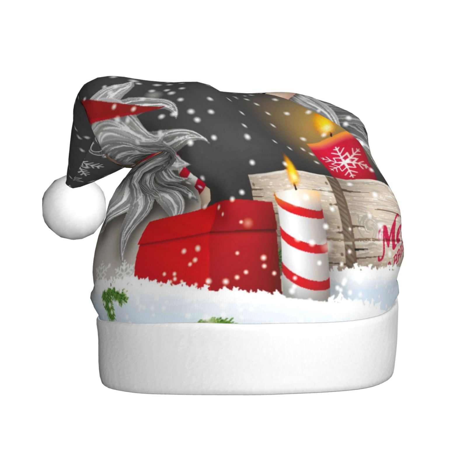 KLL Christmas Hats for Adults Plush Traditional Scandinavian Dwarf ...
