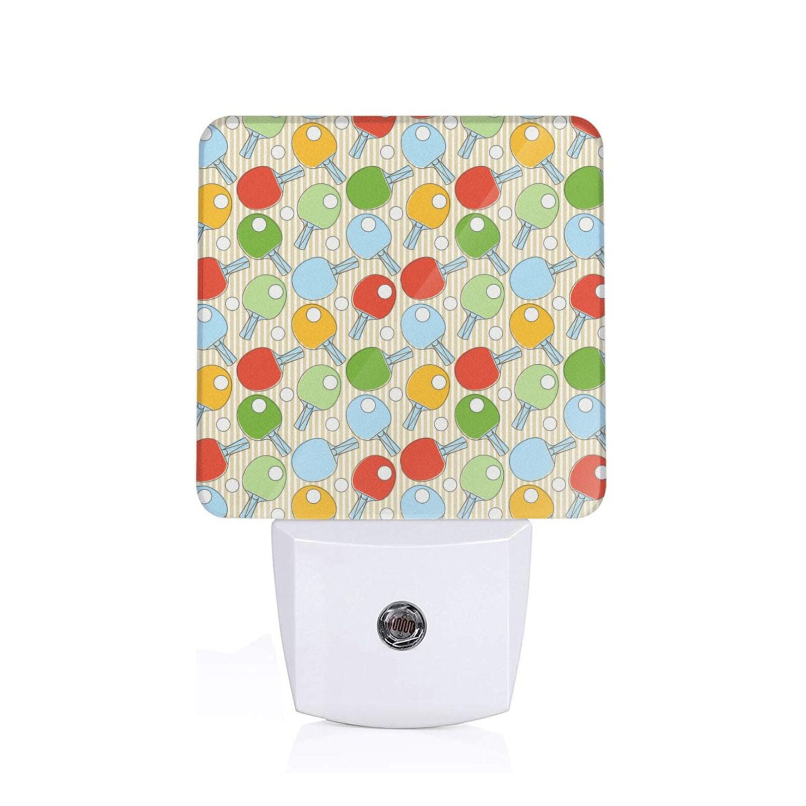 KLL Colorful Ping Pong Rackets1 for Night Lights,Auto Sensor Night Lamp ...