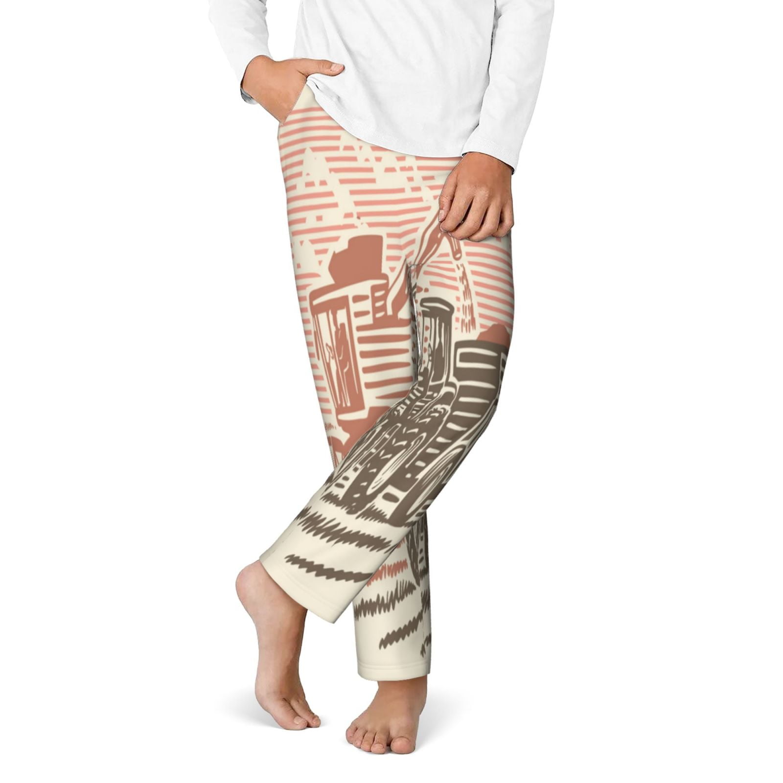 KLL Combine harvester working with tractor Print Boys Girls Pajama ...