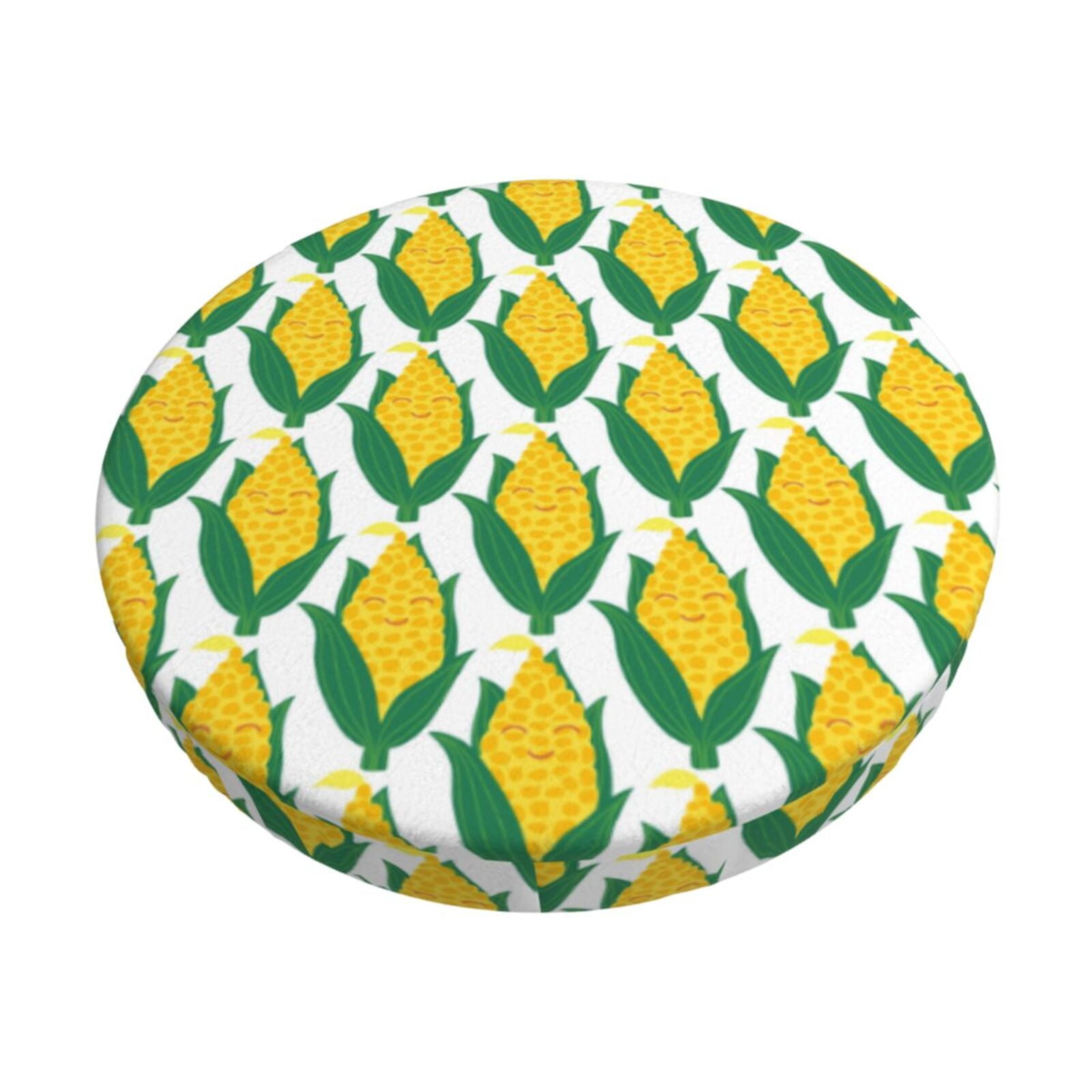 KLL Corn Cob Round Bar Chair Cushion Cover 13 inch ,Bar Stool Protector ...