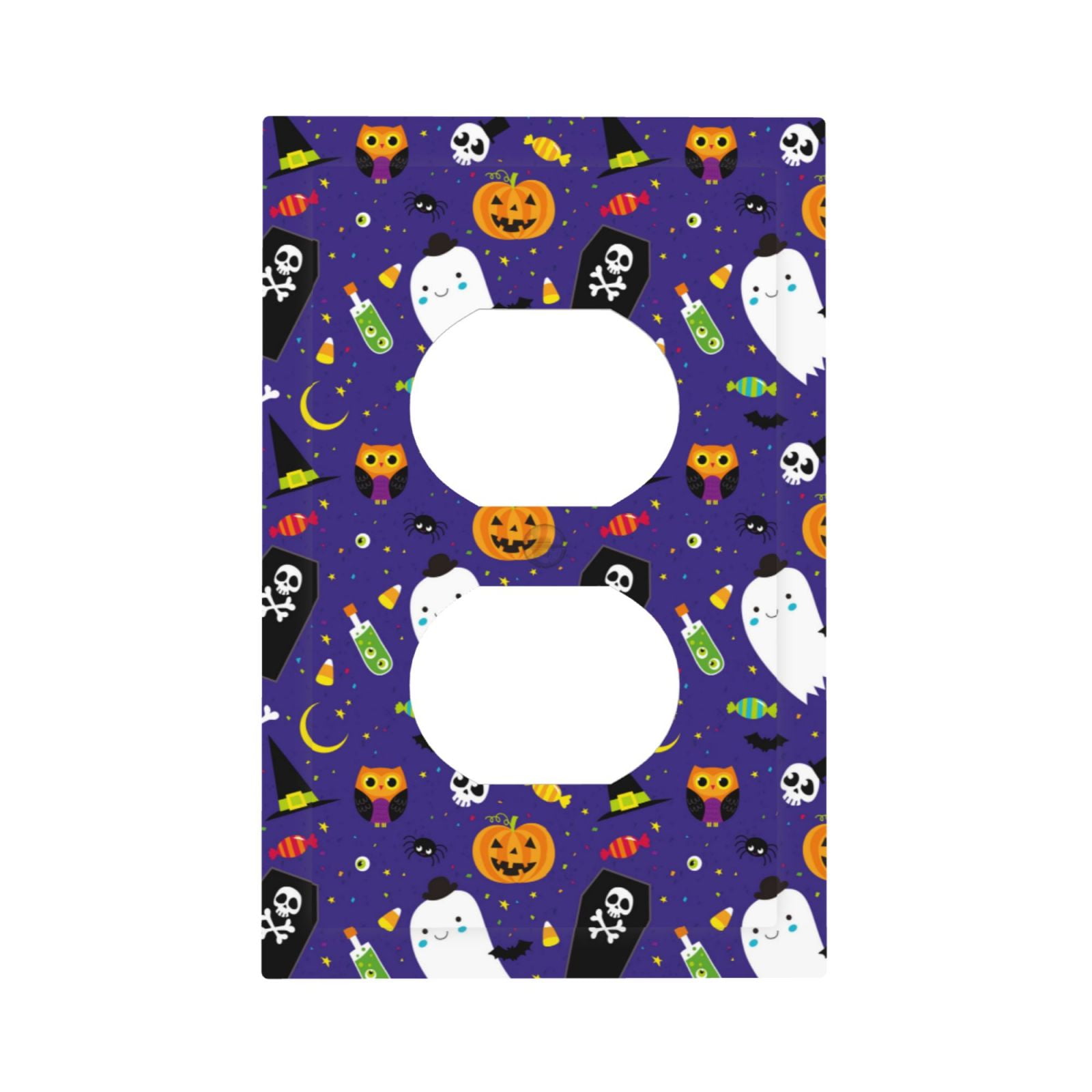 KLL Cute And Creepy Pattern Electrical Outlet Covers, 3" x 5" 1 Pack ...