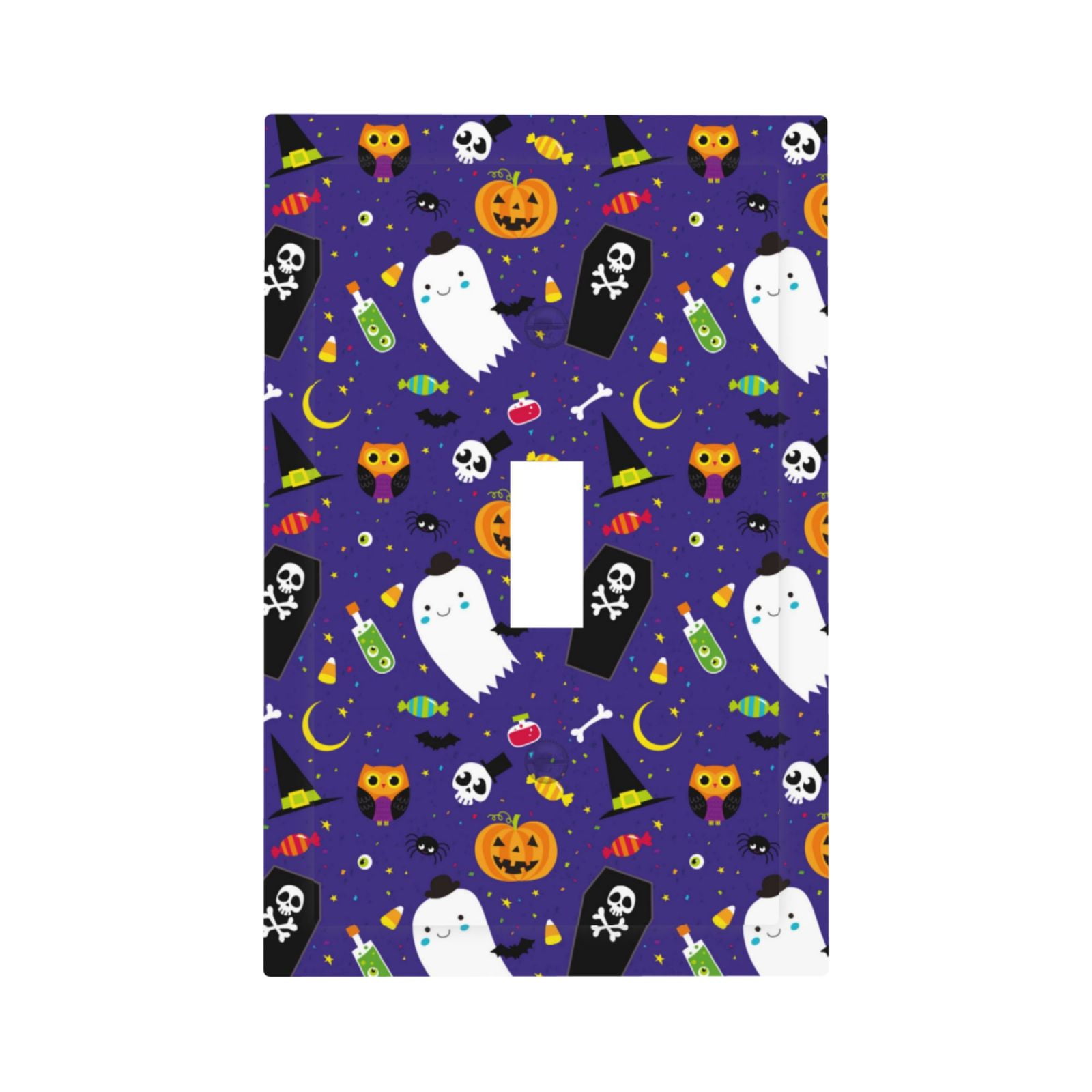 KLL Cute And Creepy Pattern Electrical Outlet Covers, 3" x 5" 1 Pack ...
