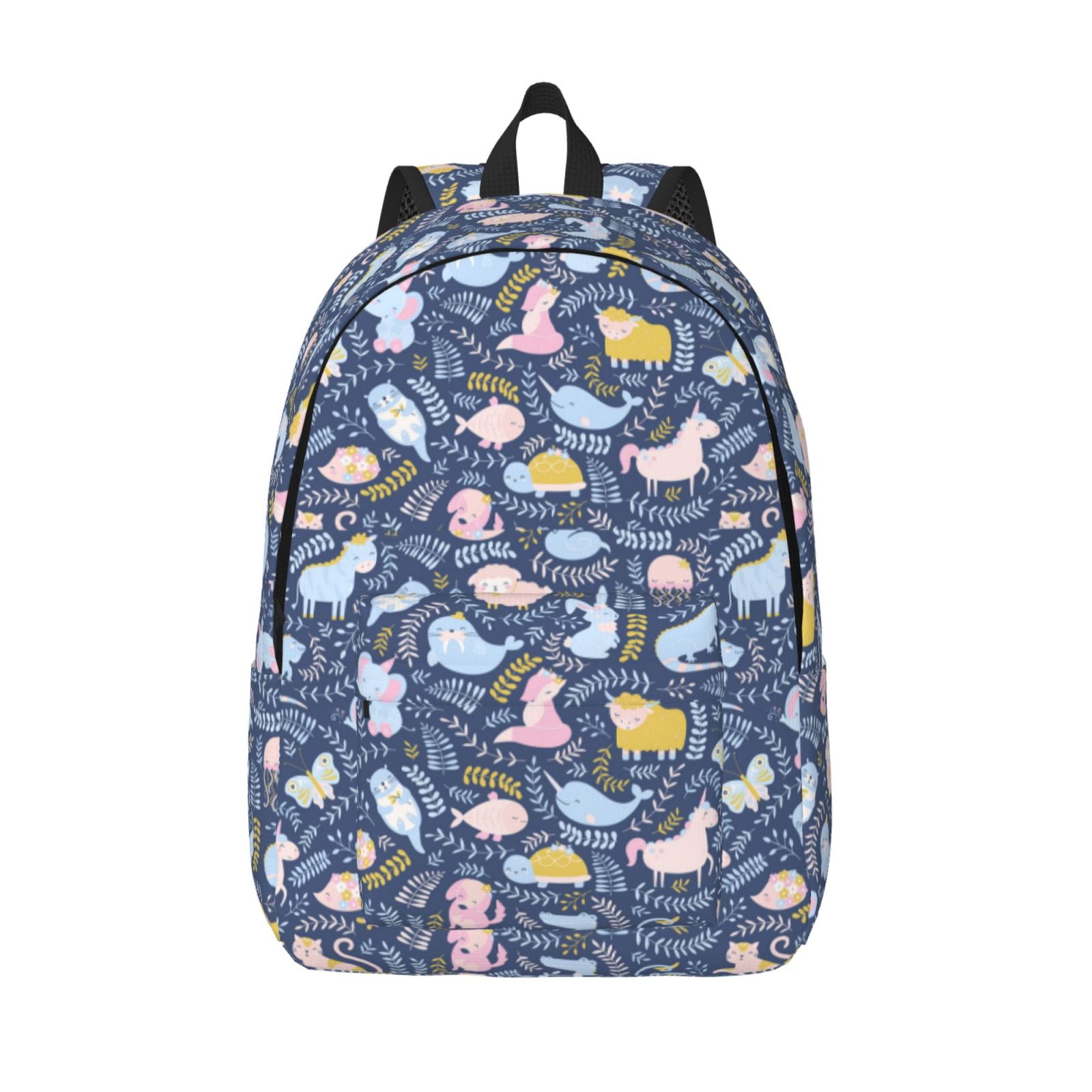 KLL Cute Baby Animals Print Travel Laptop Backpack - College Backpack ...
