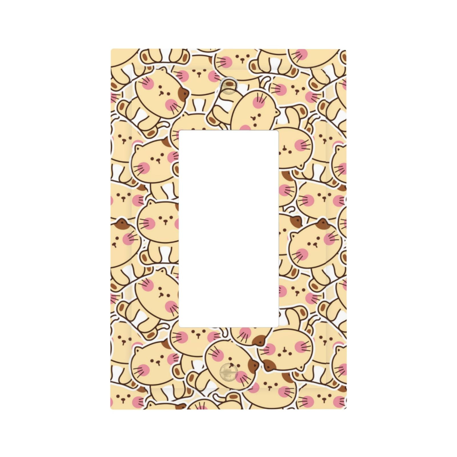 KLL Cute Cats 4 Pattern Electrical Outlet Covers, 3" x 5" 1 Pack ...