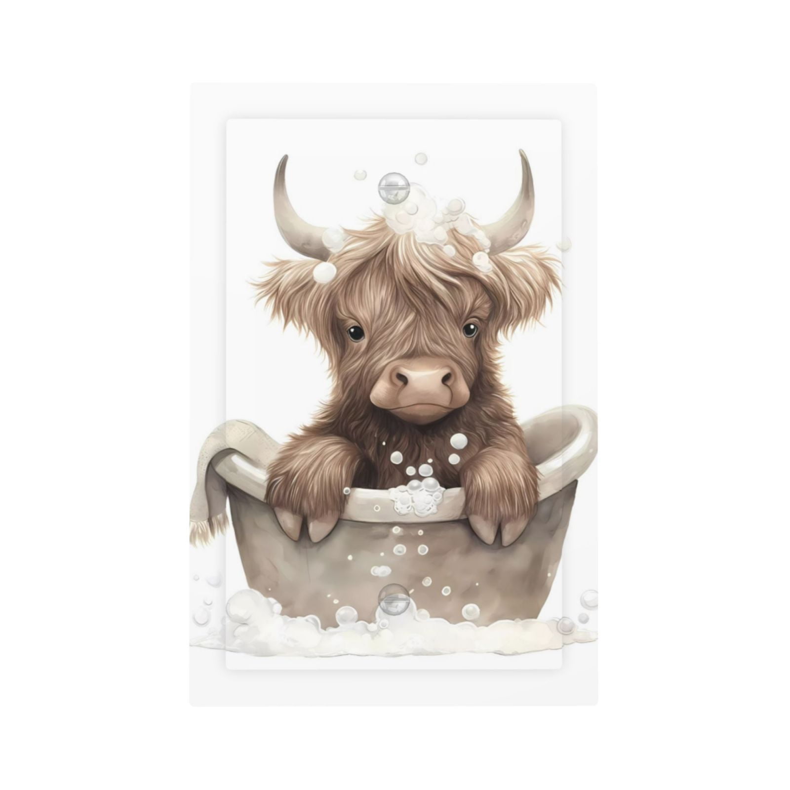KLL Cute Cow Bath Pattern Electrical Outlet Covers, 3" x 5" 1 Pack ...