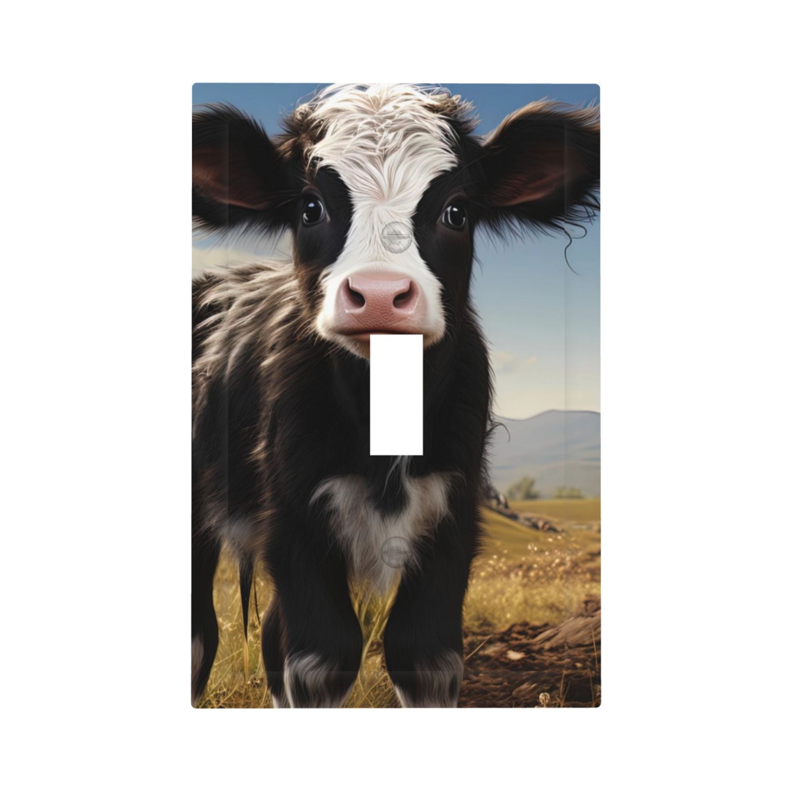KLL Cute Prairie Cow Pattern Electrical Outlet Covers, 3" x 5" 1 Pack ...