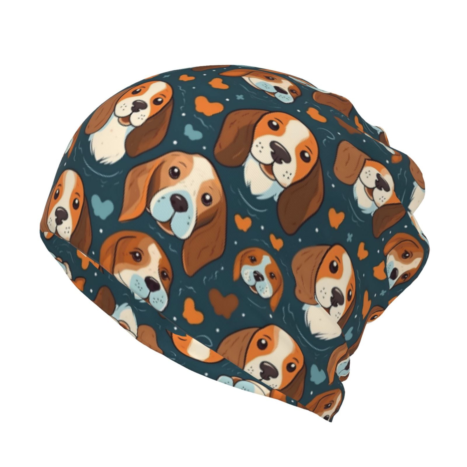 KLL Cute Puppy Pirnt Wicking Running Beanie Head Wrap Cycling Bandana ...