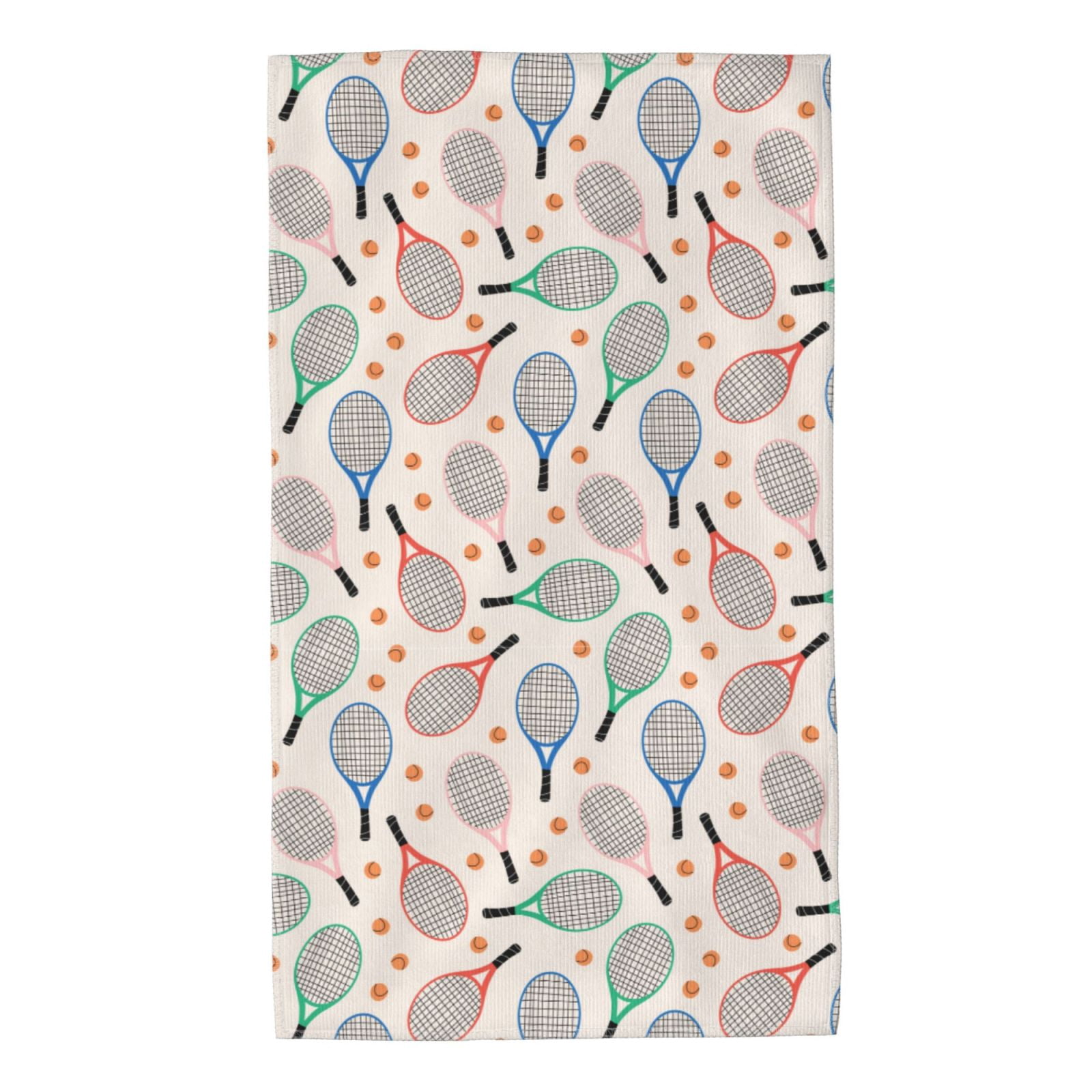 KLL Cute Tennis Racket Ultra Absorbent & Soft Hand Towels for Bath ...
