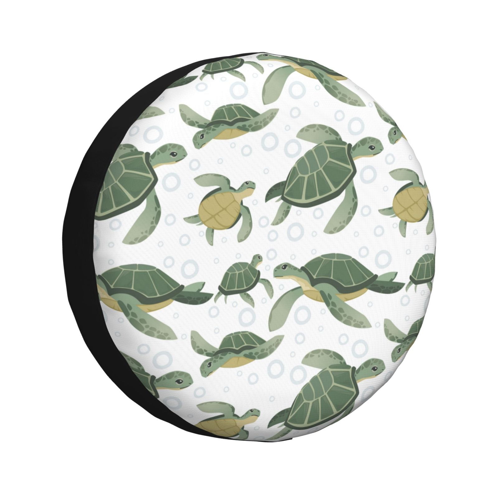 KLL Cute Turtle Pattern 14-17 inch Spare Tire Cover Universal Wheel ...