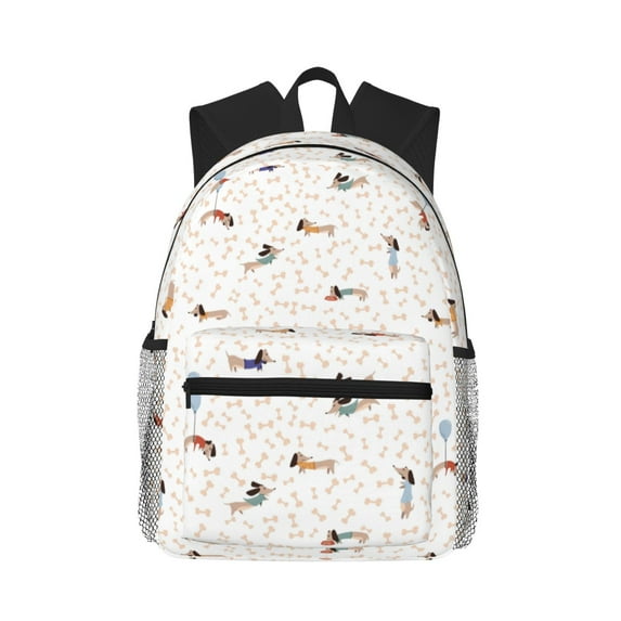 KLL Dachshund Dog Puppy Print Laptop Backpack,Lightweight Backpack for ...