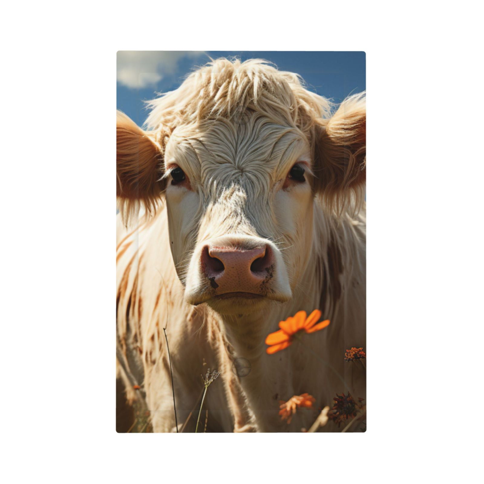 KLL Daisy Meadow Cow Pattern Electrical Outlet Covers, 3" x 5" 1 Pack ...