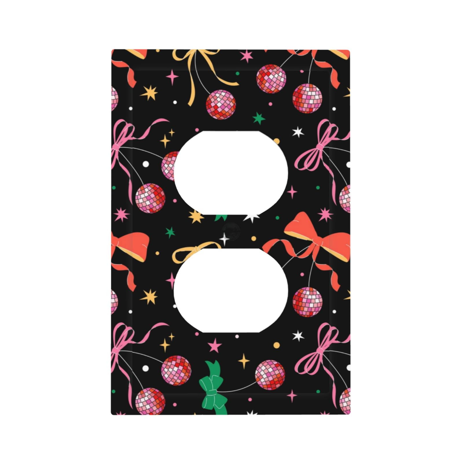 KLL Disco Mirror Ball Pattern Electrical Outlet Covers, 3" x 5" 1 Pack ...