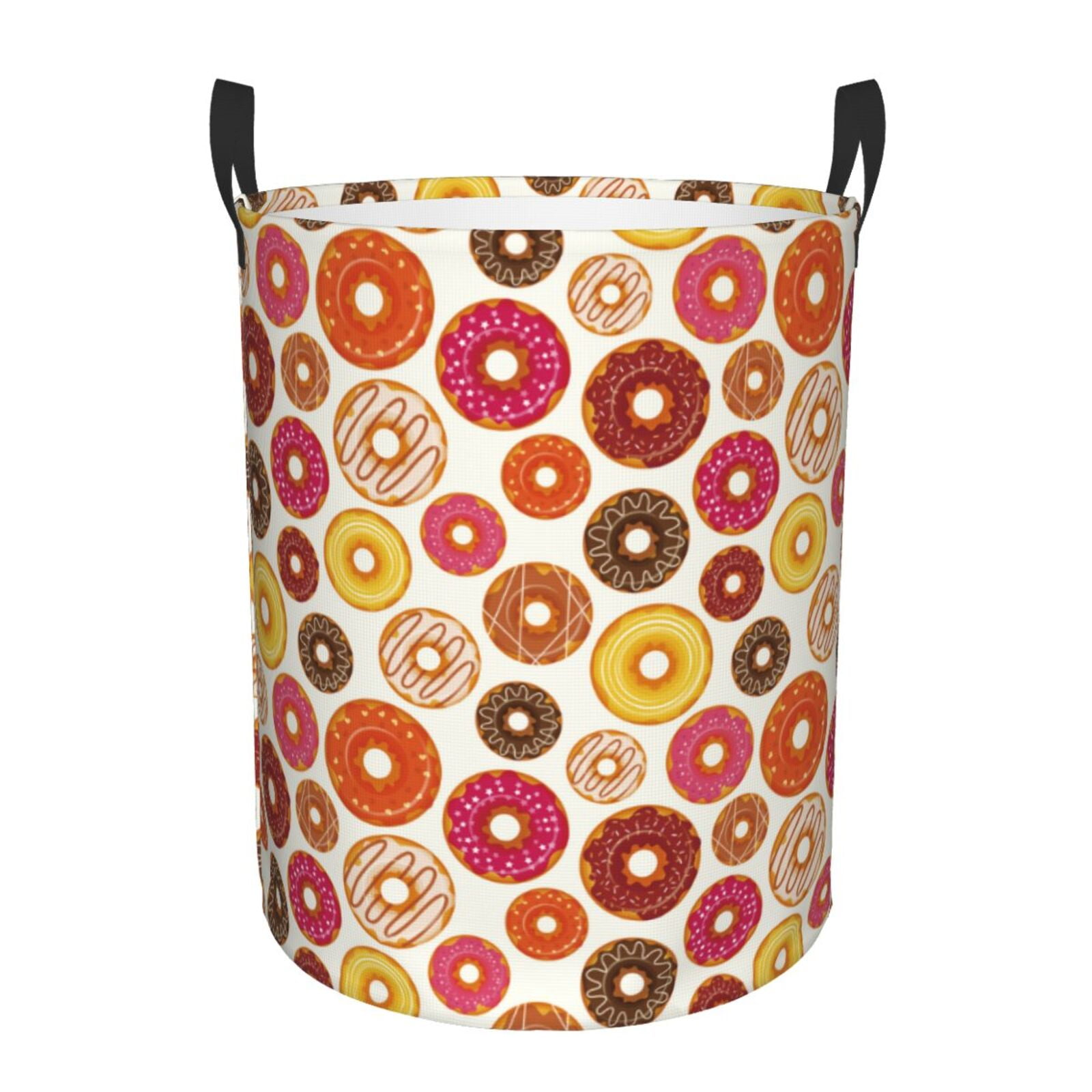 KLL Donut Waterproof Foldable Laundry Hamper Bucket with Handles for ...