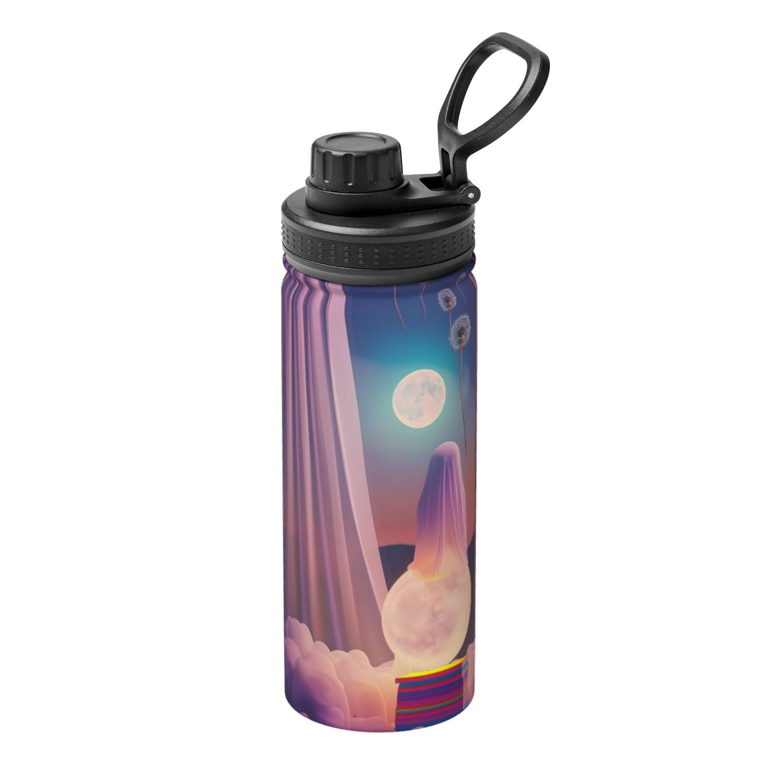 KLL Dreamy Moonlit Window Pattern 18oz Insulated Water Bottle ...