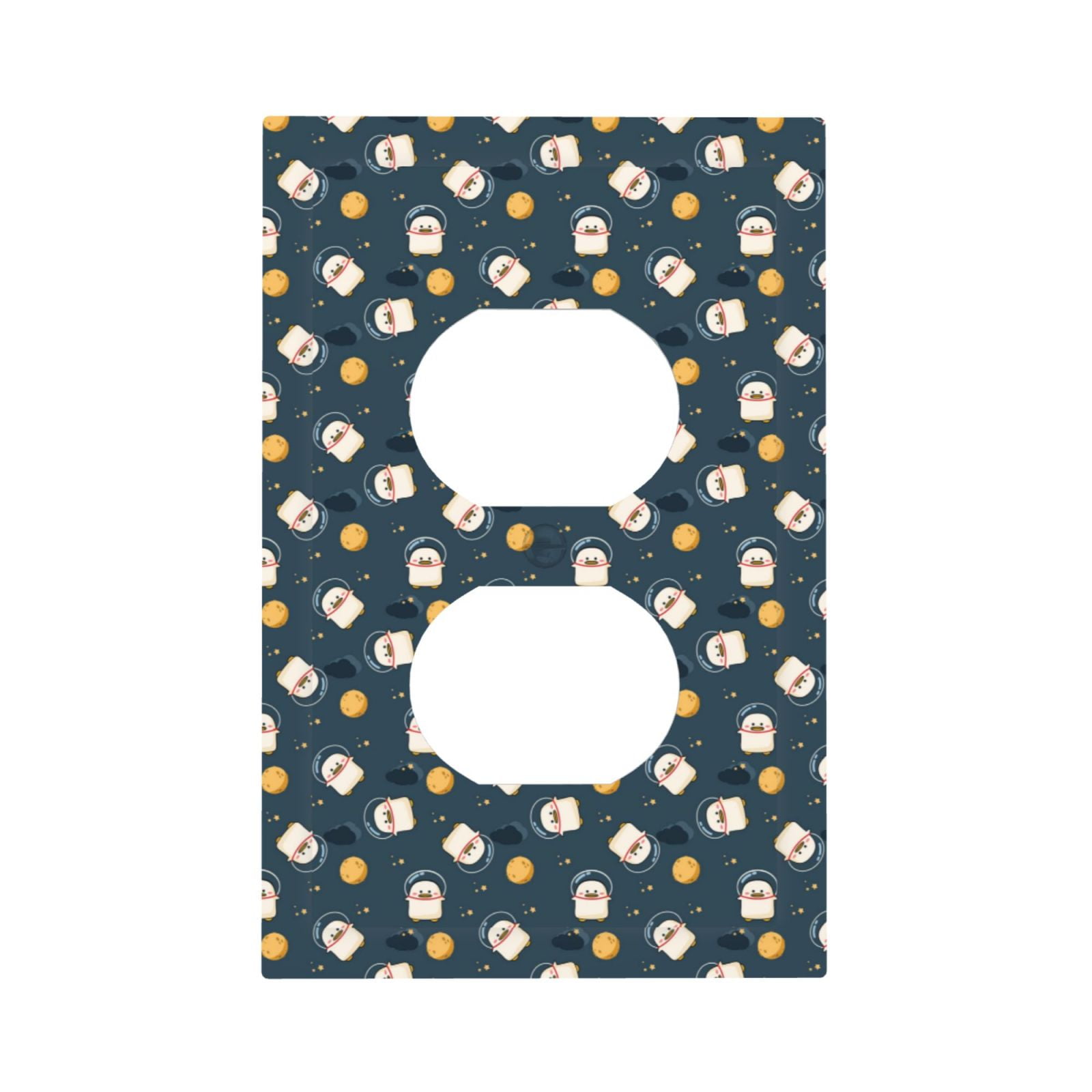 KLL Duck In The Space Pattern Electrical Outlet Covers, 3" x 5" 1 Pack ...