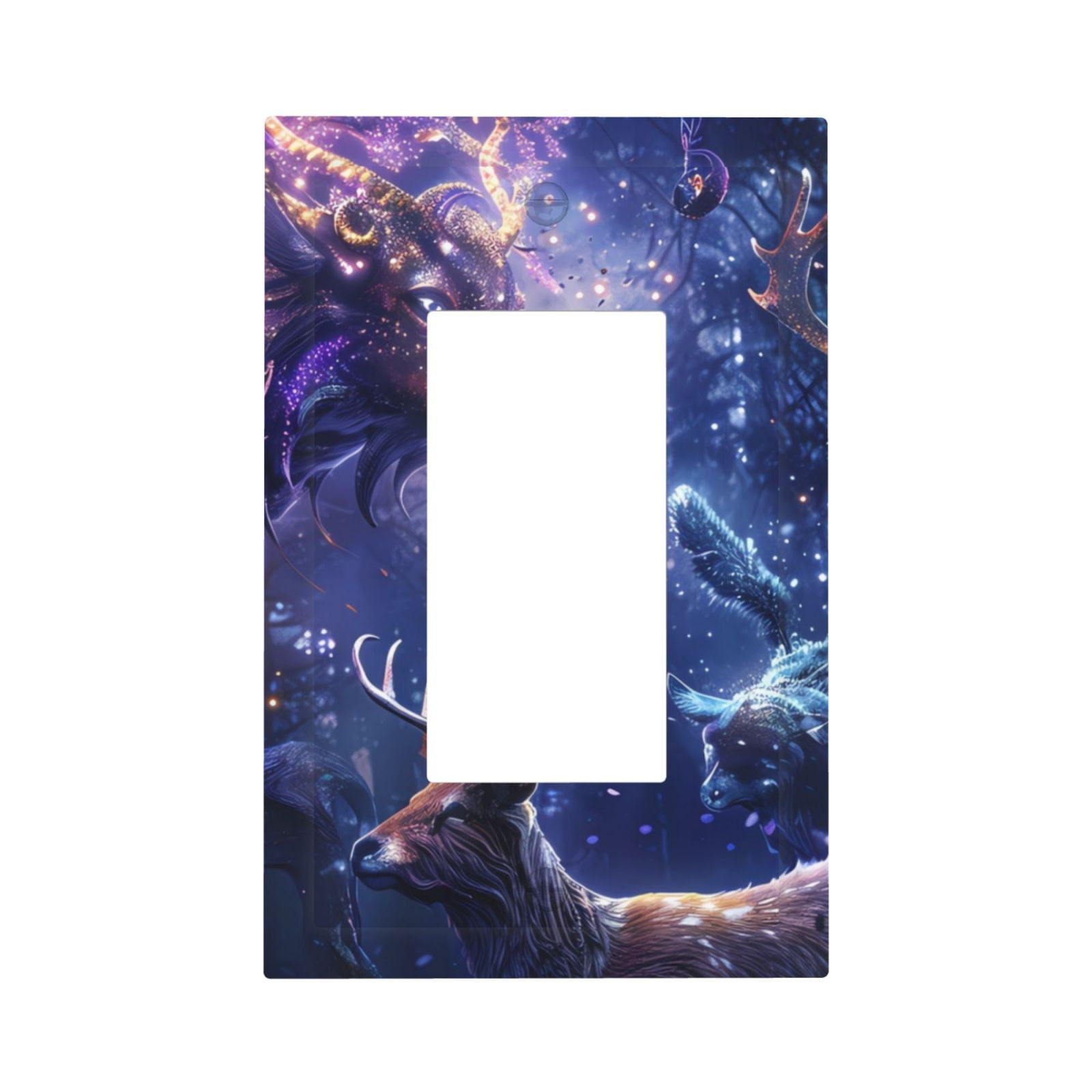 KLL Enchanted Forest Stag Gathering Pattern Electrical Outlet Covers, 3 ...