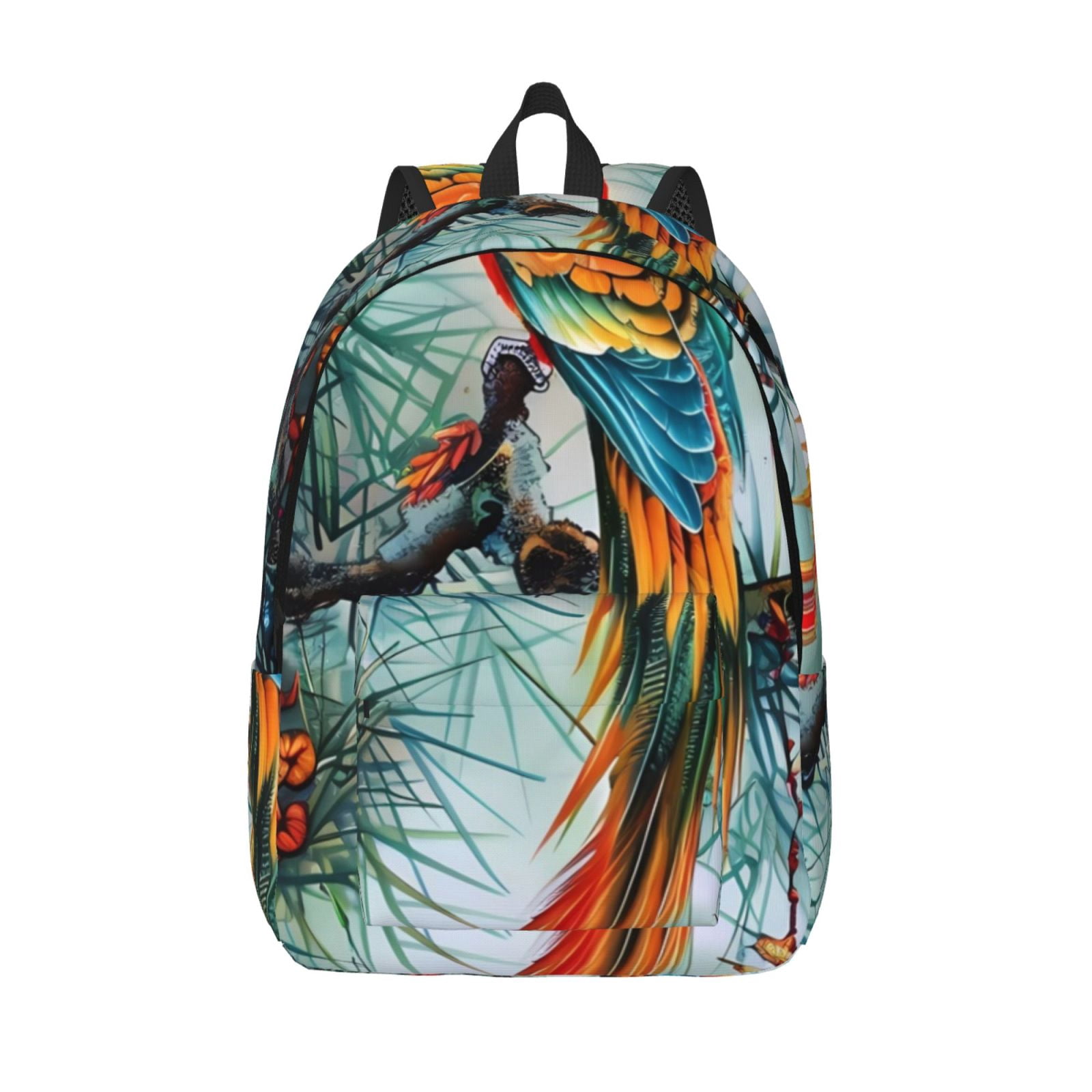 KLL Exotic Birds Forest Print Travel Laptop Backpack - College Backpack ...