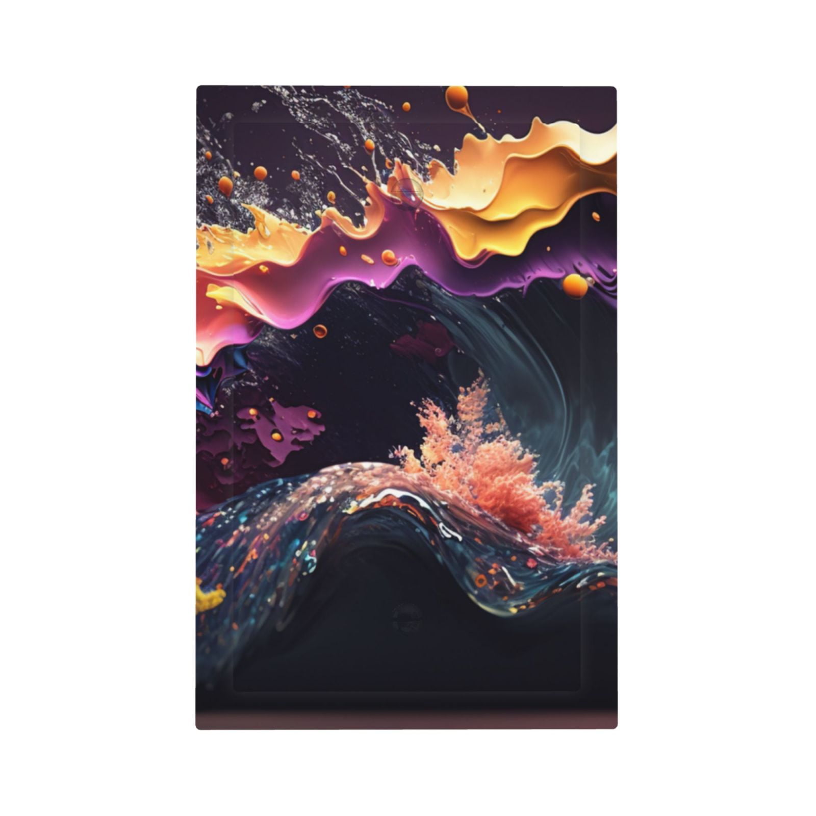 KLL Explosive Fluid Splash Art Pattern Electrical Outlet Covers, 3" x 5 ...
