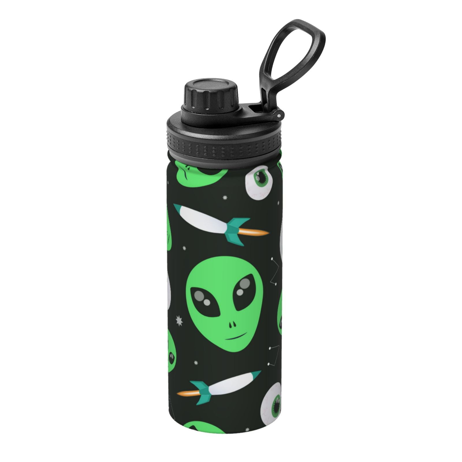 KLL Eyeball Monster Pattern 18oz Insulated Water Bottle, Stainless ...