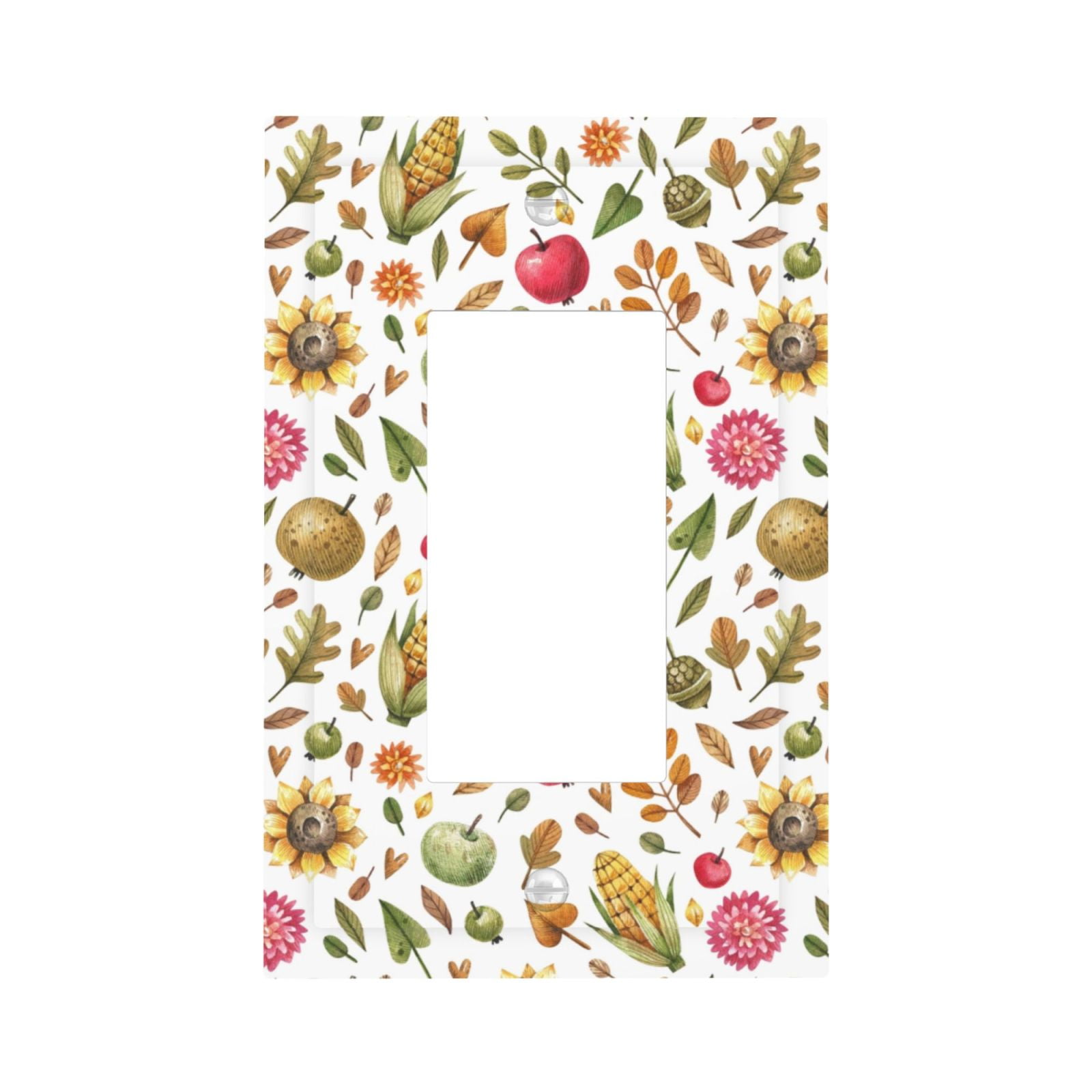 KLL Fall Fruits And Vegetables Pattern Electrical Outlet Covers, 3" x 5 ...