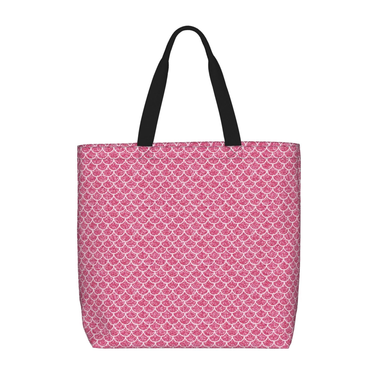 KLL Fish Scales Pattern Aesthetic Tote Bag for Women Beach Bag Shopping ...