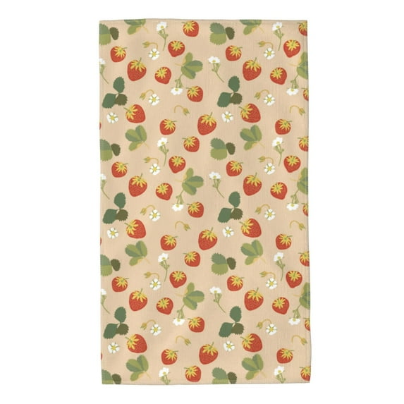 KLL Floral Strawberr Ultra Absorbent & Soft Hand Towels for Bath, Hand ...