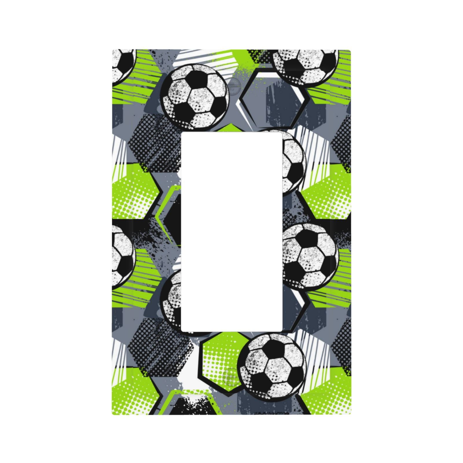 KLL Football Pattern Electrical Outlet Covers, 3" x 5" 1 Pack Electric ...