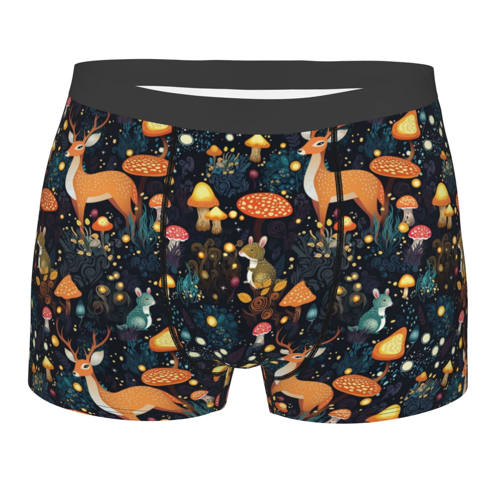 KLL Forest Elf Men's Cotton Boxer Briefs Underwear-X-Large - Walmart.com