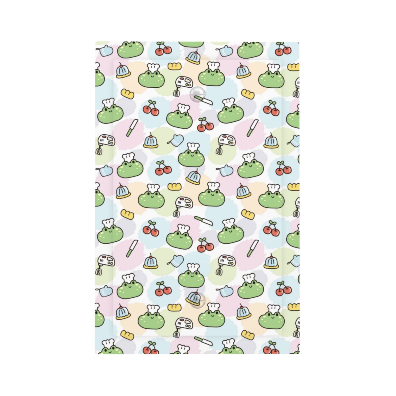 KLL Frog Wear Chef Hat Pattern Electrical Outlet Covers, 3" x 5" 1 Pack ...