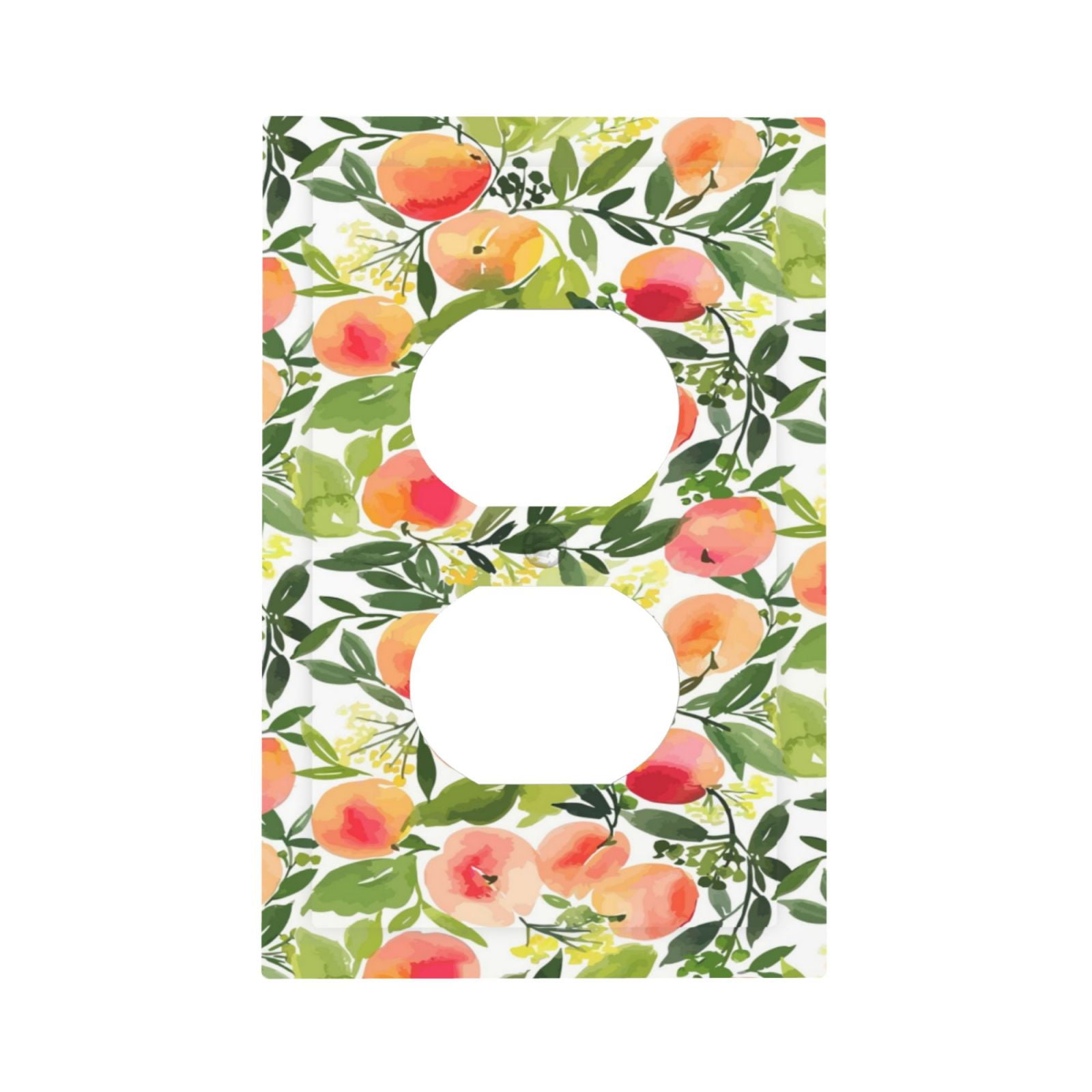 KLL Fruits Peach1 Pattern Electrical Outlet Covers, 3" x 5" 1 Pack ...