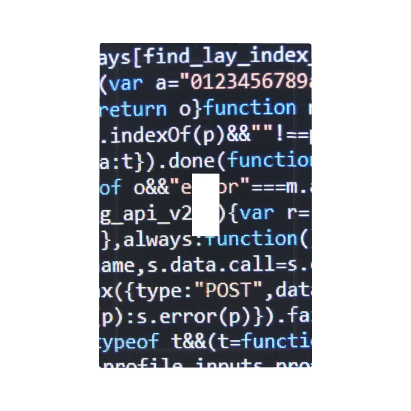 KLL Function Source Code Pattern Electrical Outlet Covers, 3" x 5" 1 ...