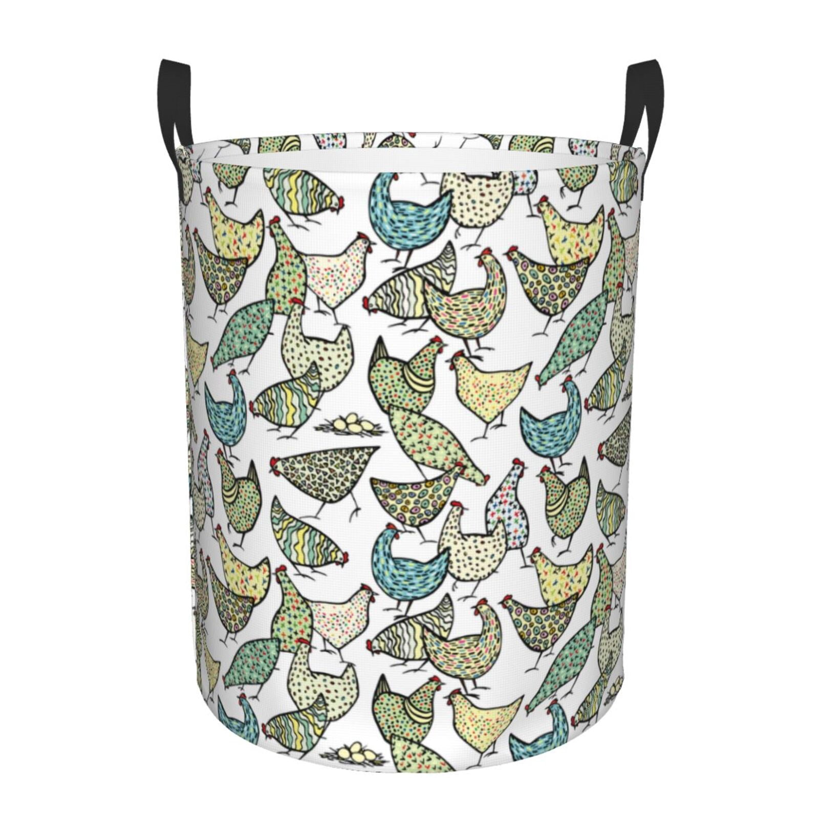 KLL Funny Chicken Waterproof Foldable Laundry Hamper Bucket with ...