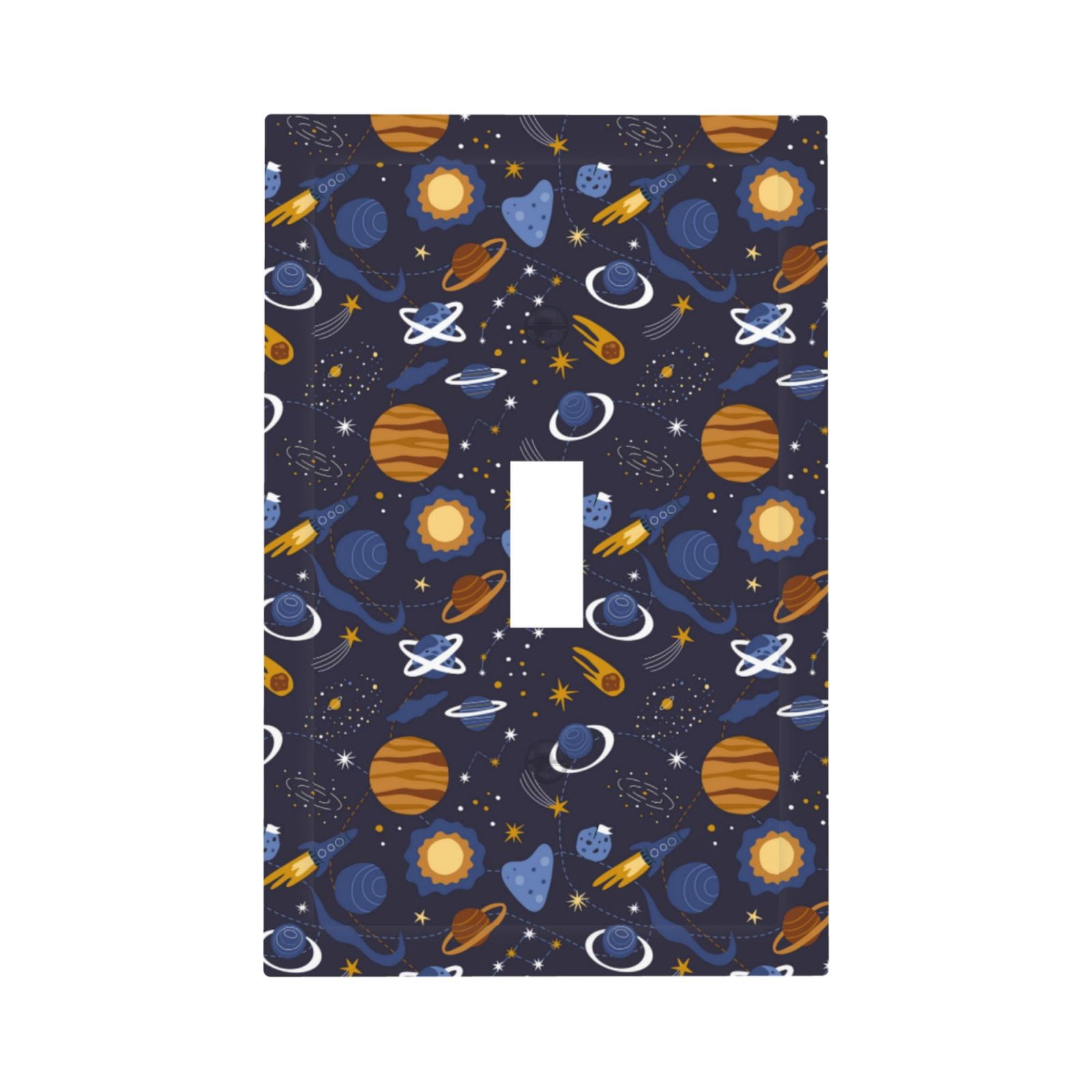 KLL Galaxy Pattern Electrical Outlet Covers, 3" x 5" 1 Pack Electric ...