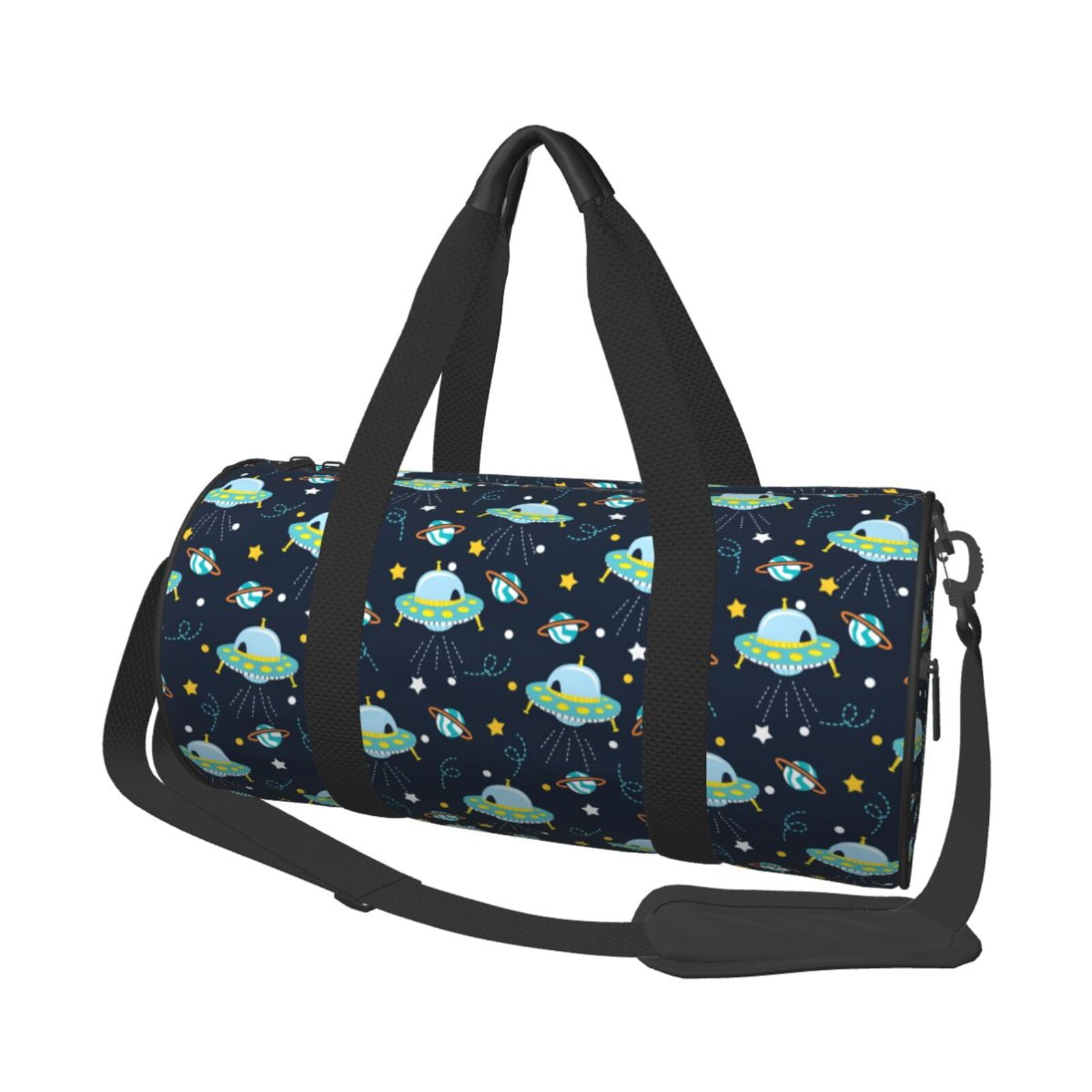 KLL Galaxy With Ufo Duffle Bag For Men Women Sport Gym Fitness Tote ...