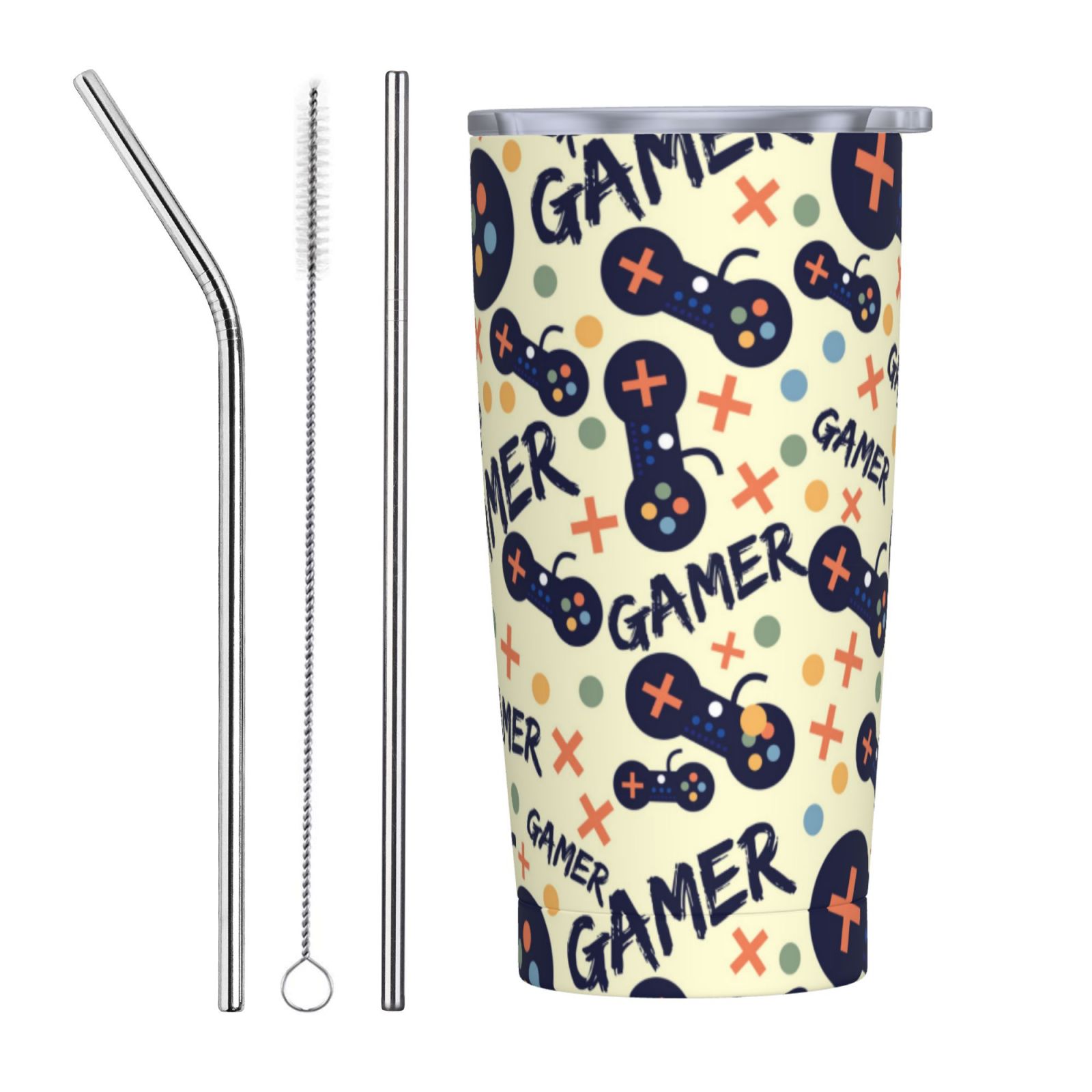 KLL Game Controller Stainless Steel Vacuum Insulated Coffee Cup 20 oz ...