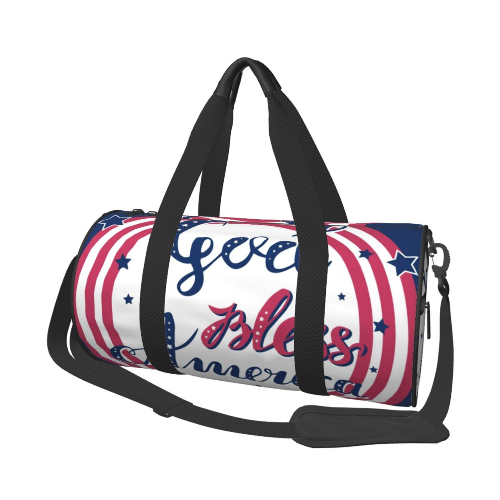 KLL God Bless America Patriotic Star Duffle Bag For Men Women Sport Gym ...