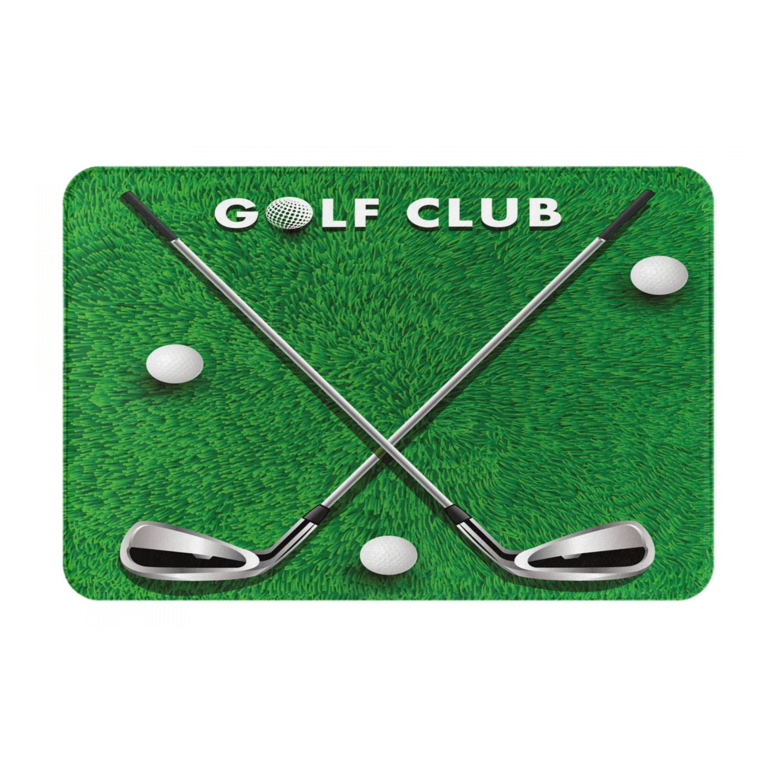 KLL Golf Sport Club Print Front Door Mat Indoor Outdoor Entrance, Non ...