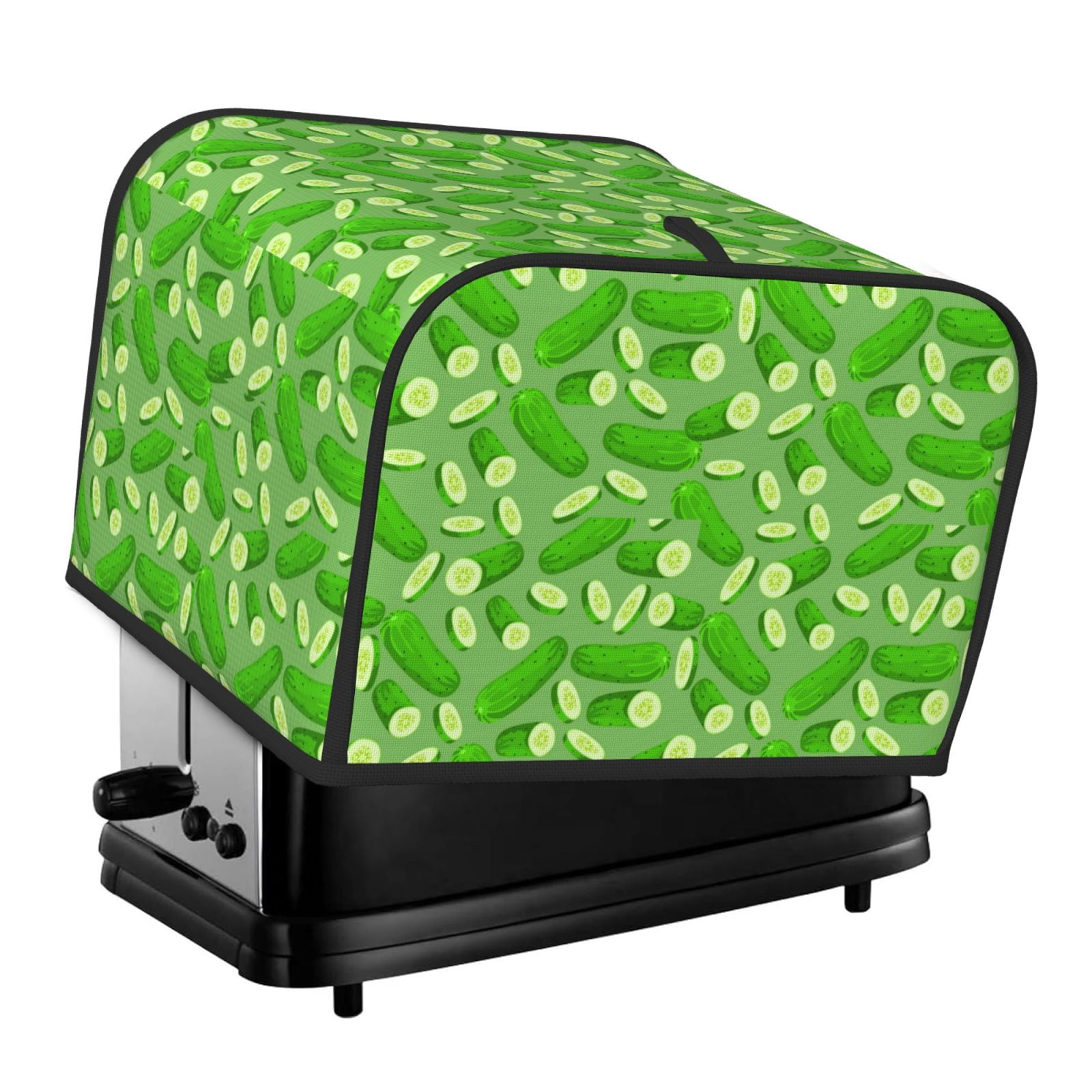 KLL Green Cucumber Print 4 Slice Toaster Dust Covers Kitchen Small ...