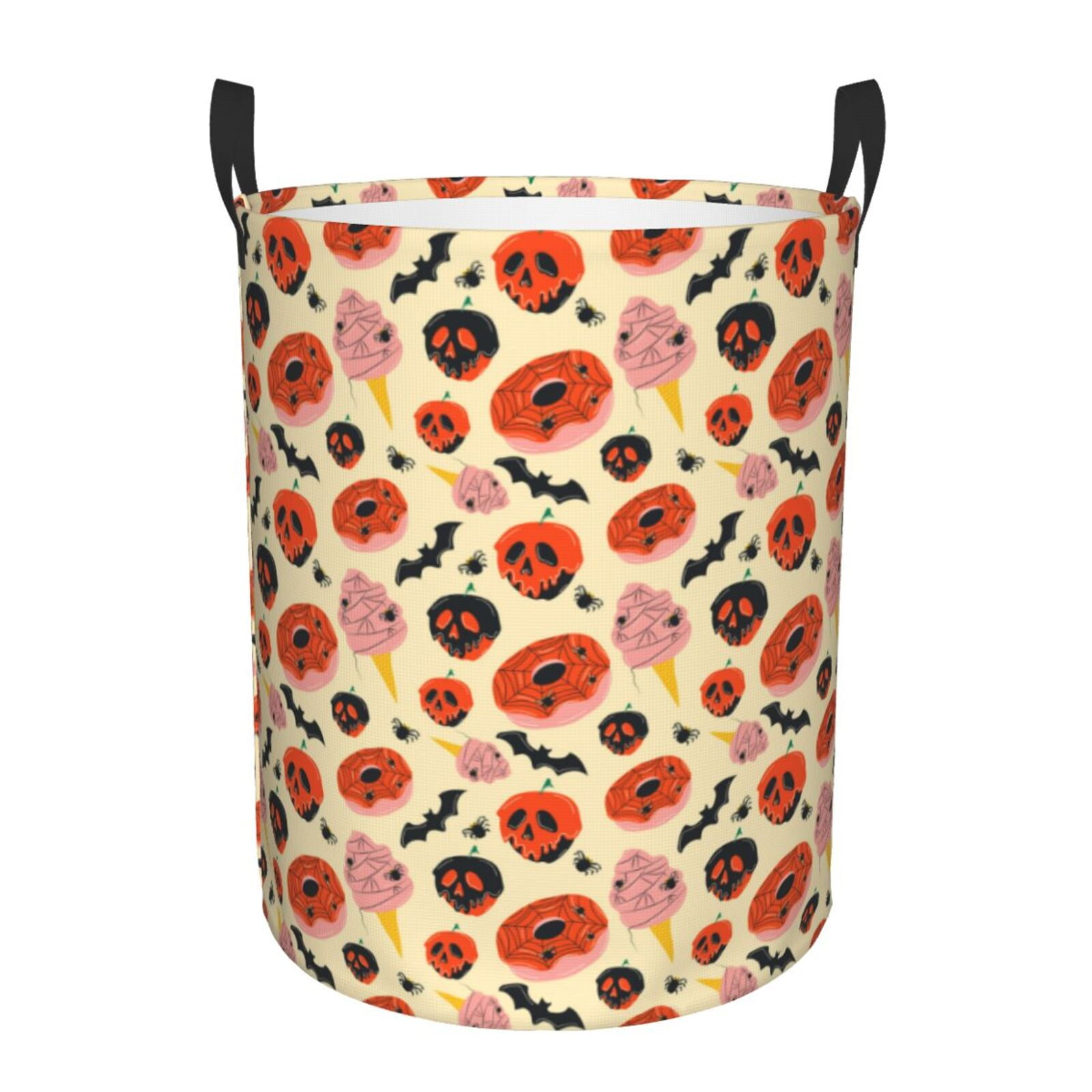 KLL Halloween Donut Waterproof Foldable Laundry Hamper Bucket with ...