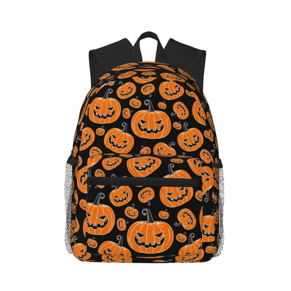 KLL Halloween Pumpkins Print Laptop Backpack,Lightweight Backpack for ...