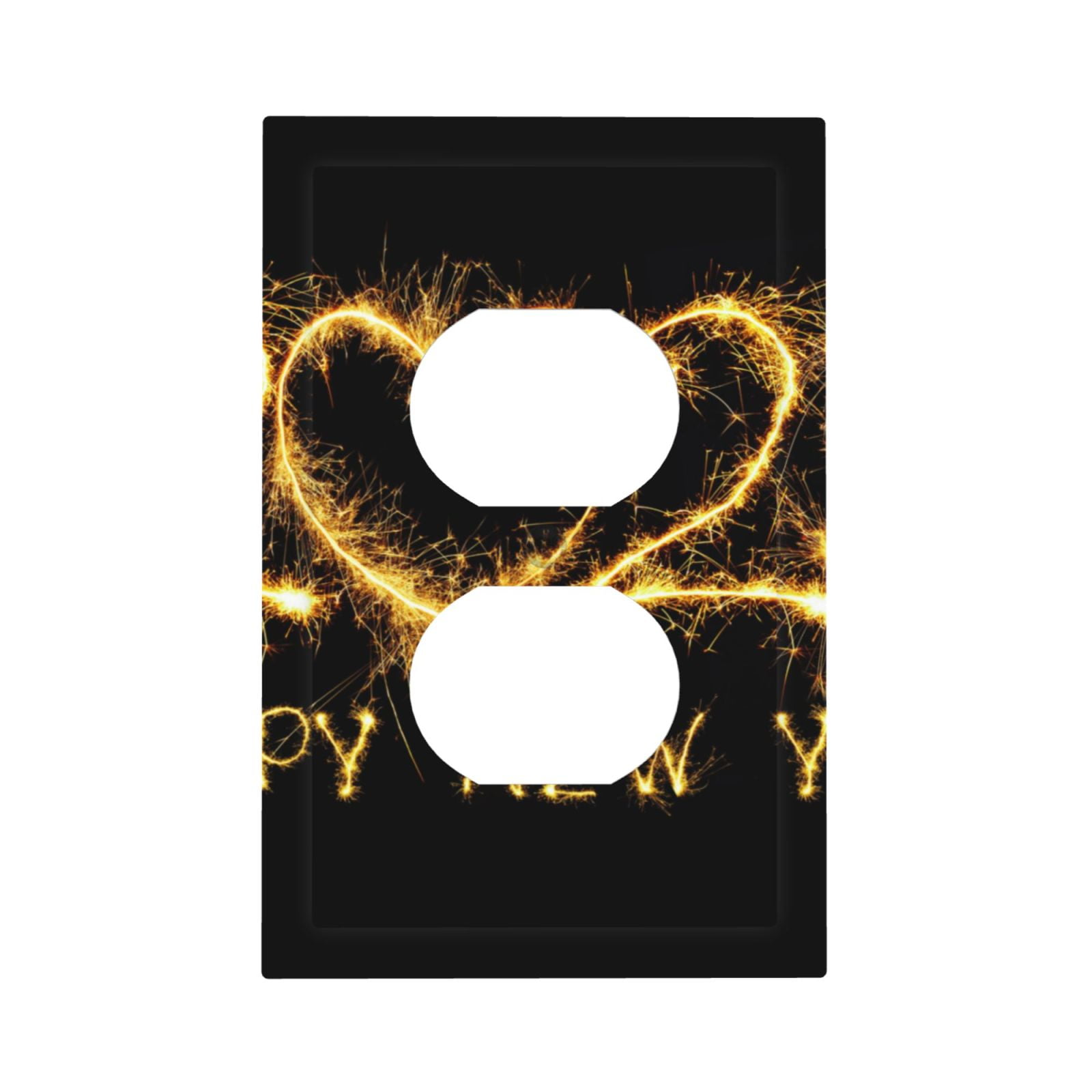 KLL Happy New Year 2025 Pattern Electrical Outlet Covers, 3" x 5" 1 ...