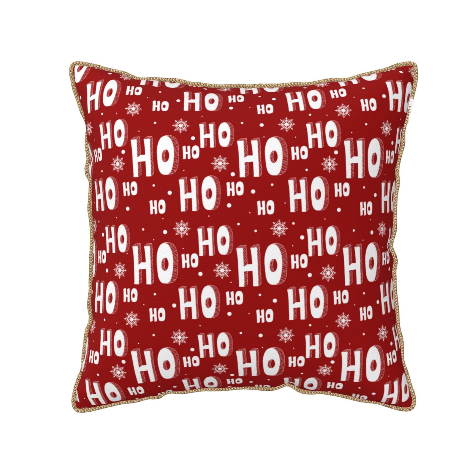KLL Ho-Ho-Ho Decorative Throw Pillow Covers Velvet Soft for Couch Sofa ...