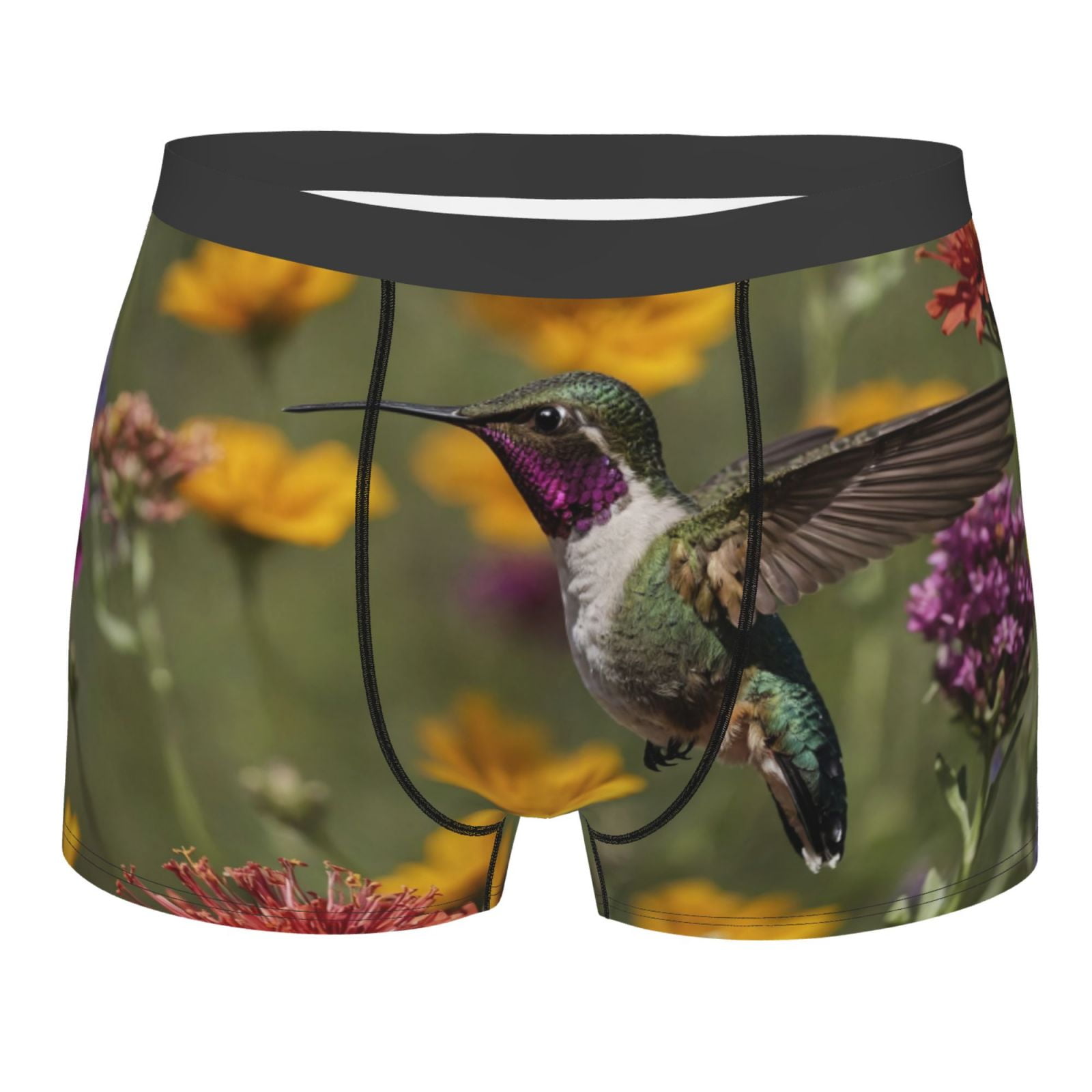 KLL Humming Bird Men's Cotton Boxer Briefs Underwear- - Walmart.com
